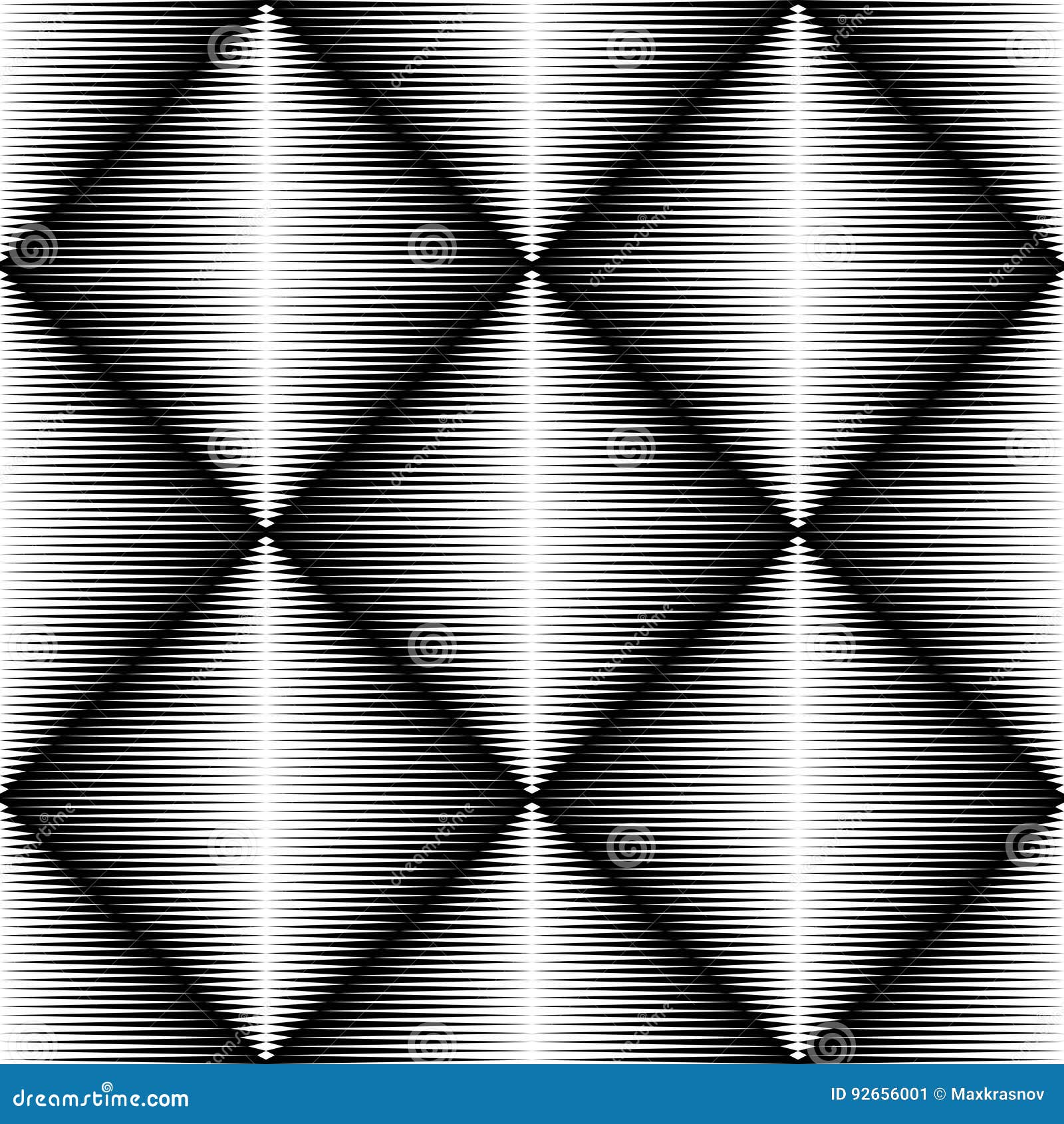 Seamless Vertical Stripe and Rhombus Pattern Stock Vector ...