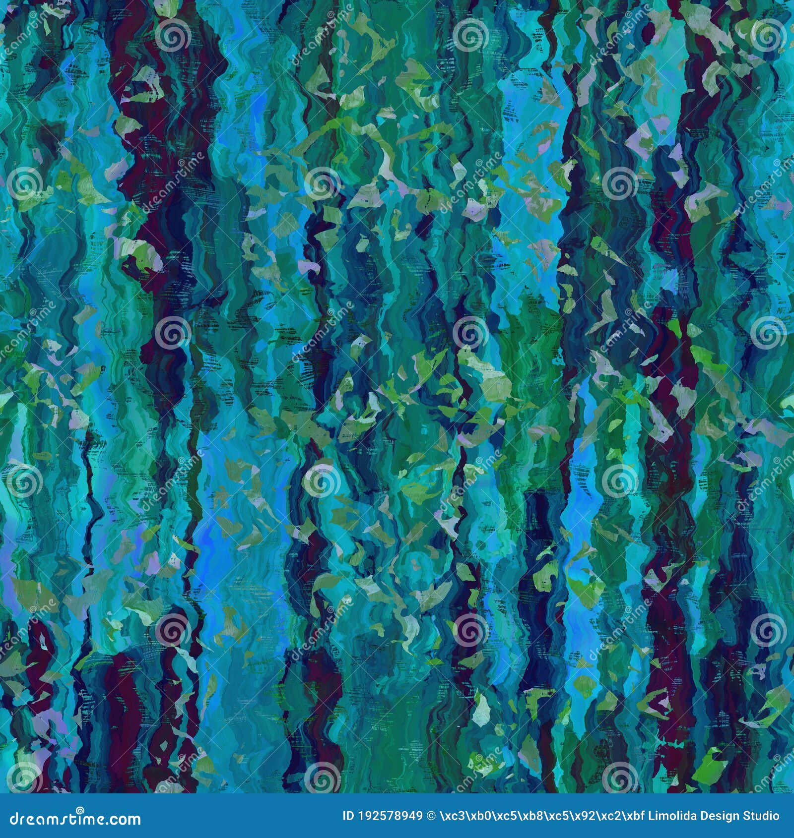 Seamless Vibrant Painted Texture. Bold Brush Stroke Paint Glitch ...