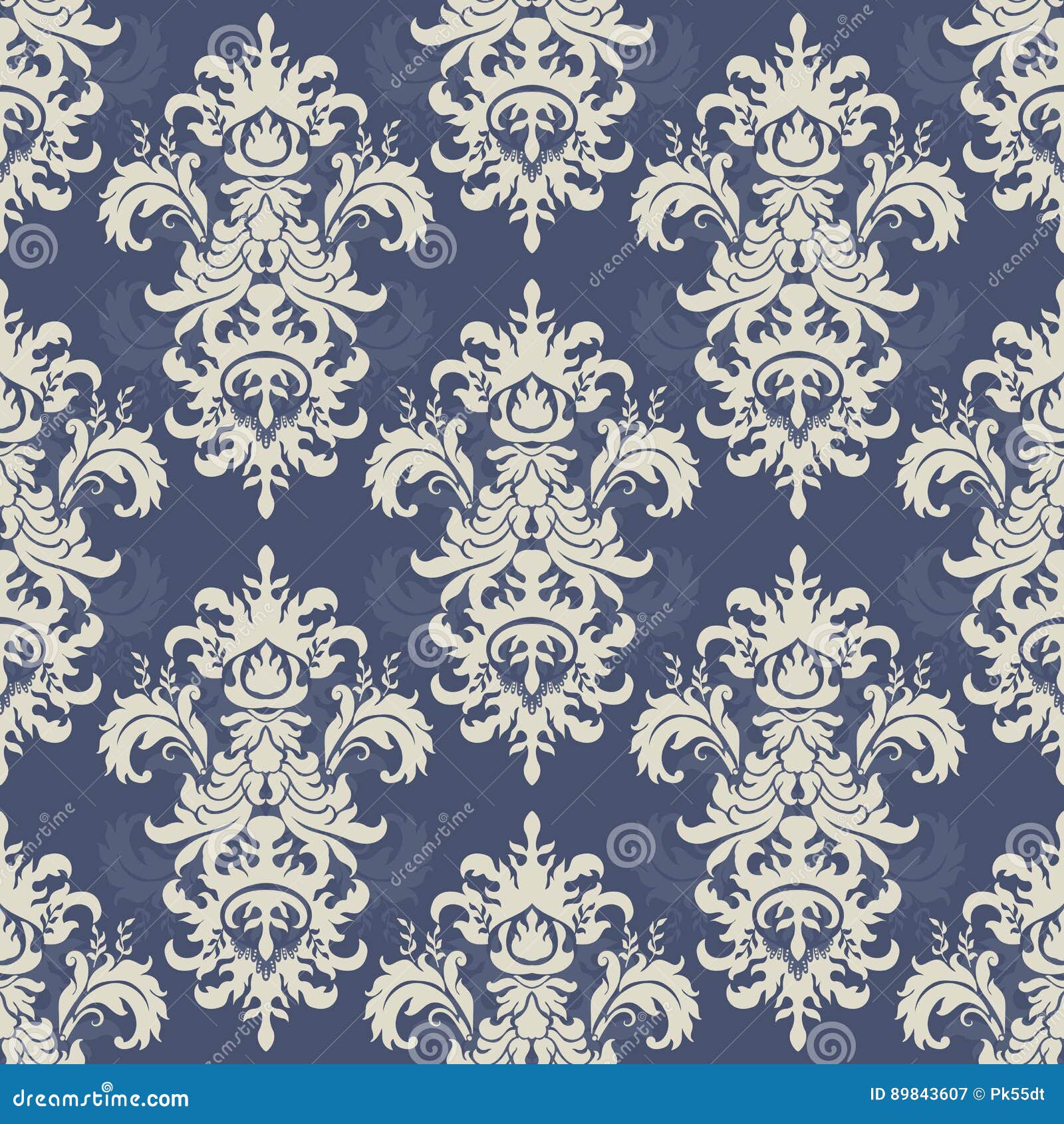 Seamless victorian pattern stock vector. Illustration of renaissance ...