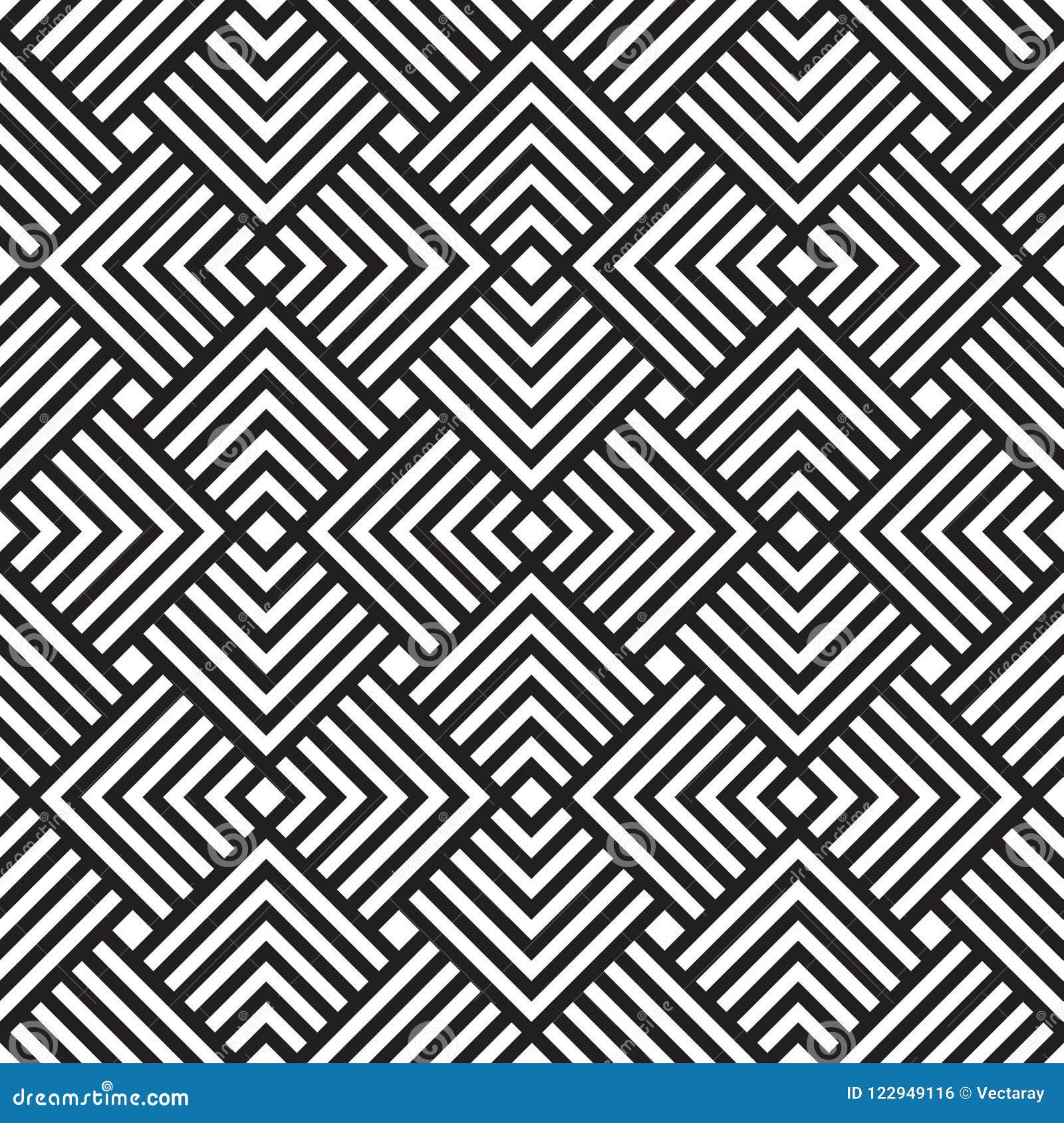 Seamless Vintage Art Deco Grid Pattern Stock Vector - Illustration of ...