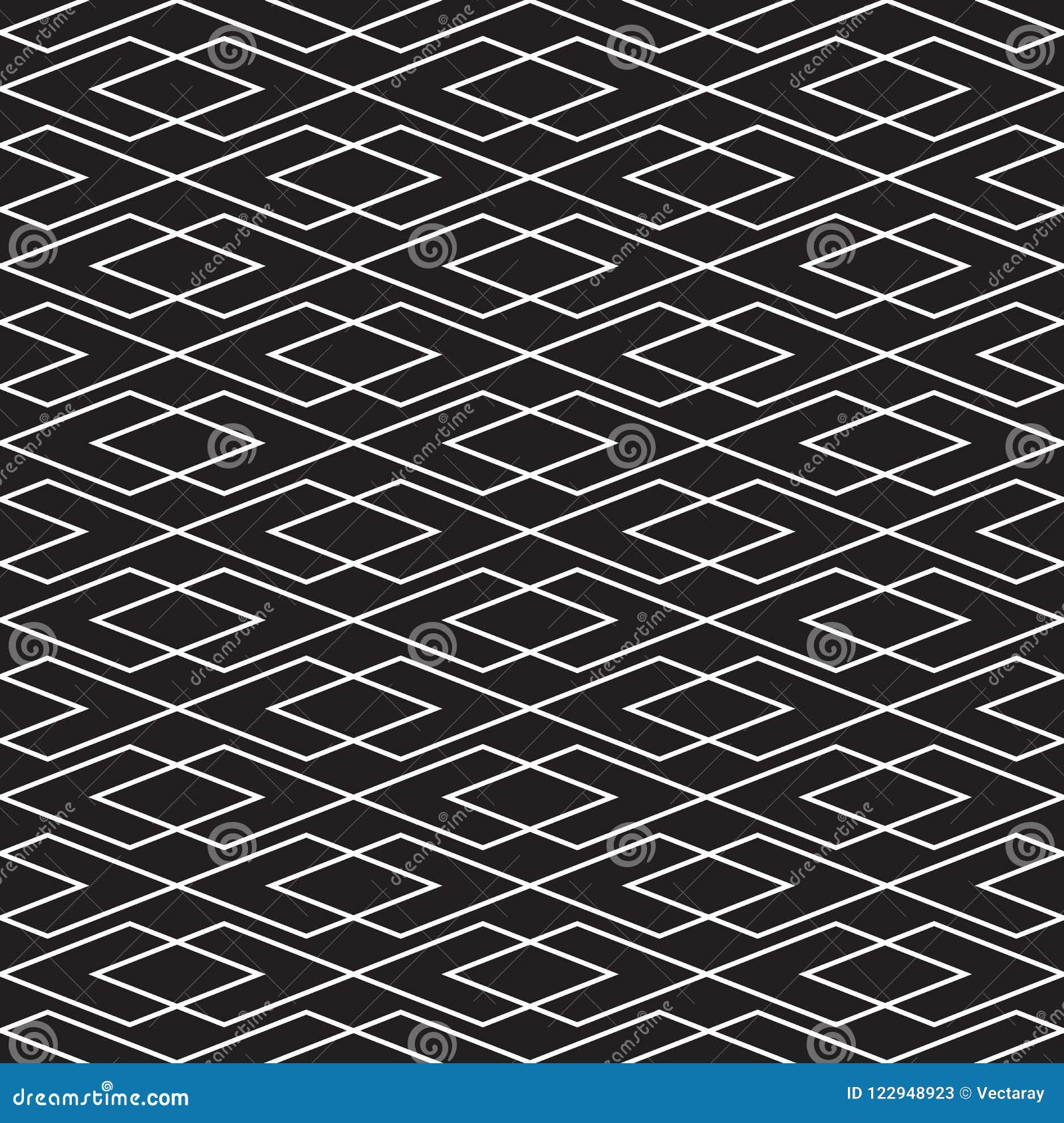 Seamless Vintage Art Deco Interlocking Check Weave Pattern Background ...