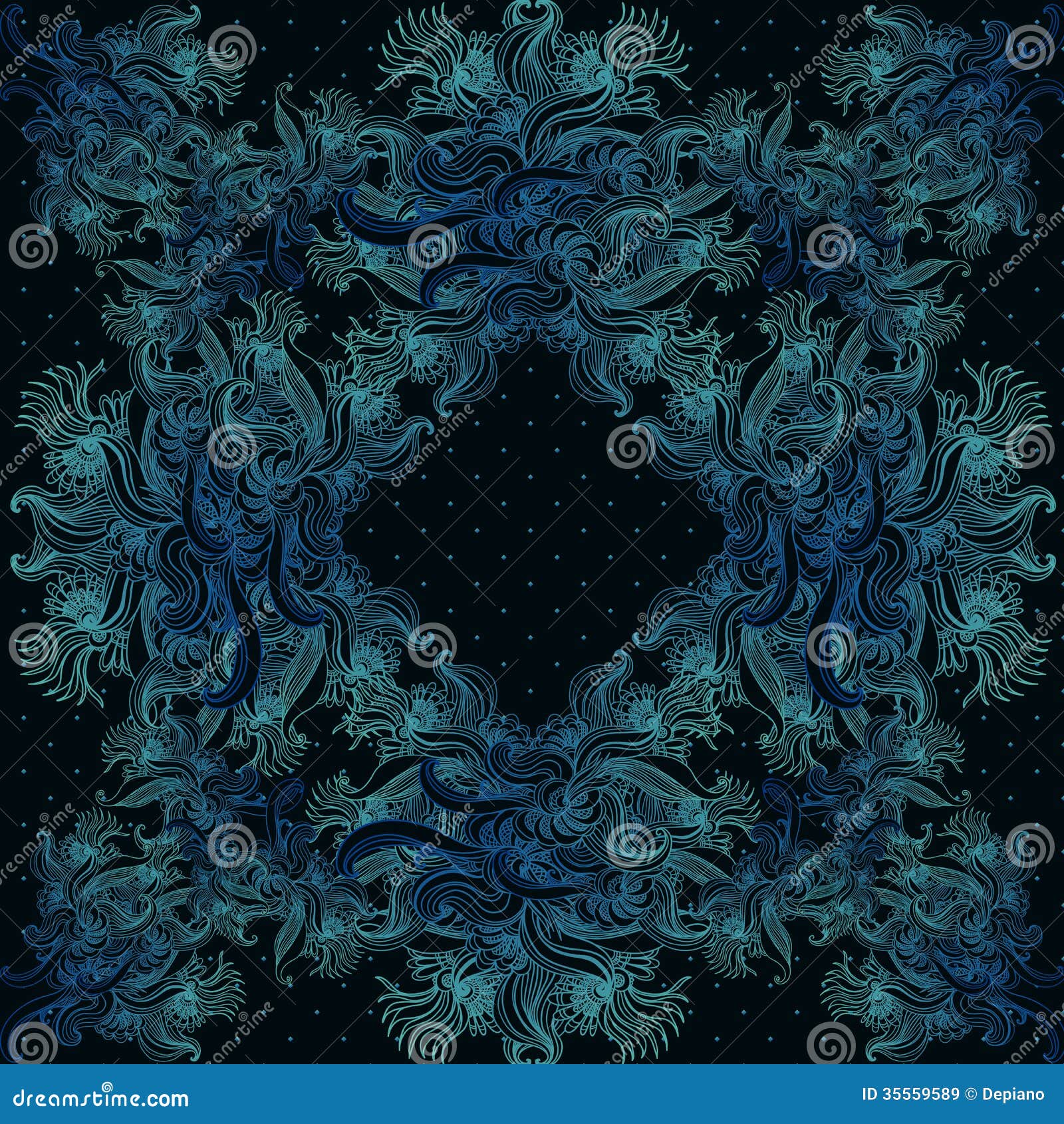 Seamless Vintage Background, Baroque Pattern Stock Vector ...