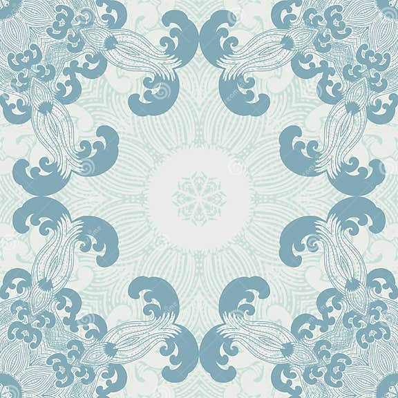 Seamless Vintage Background Stock Vector - Illustration of baroque ...