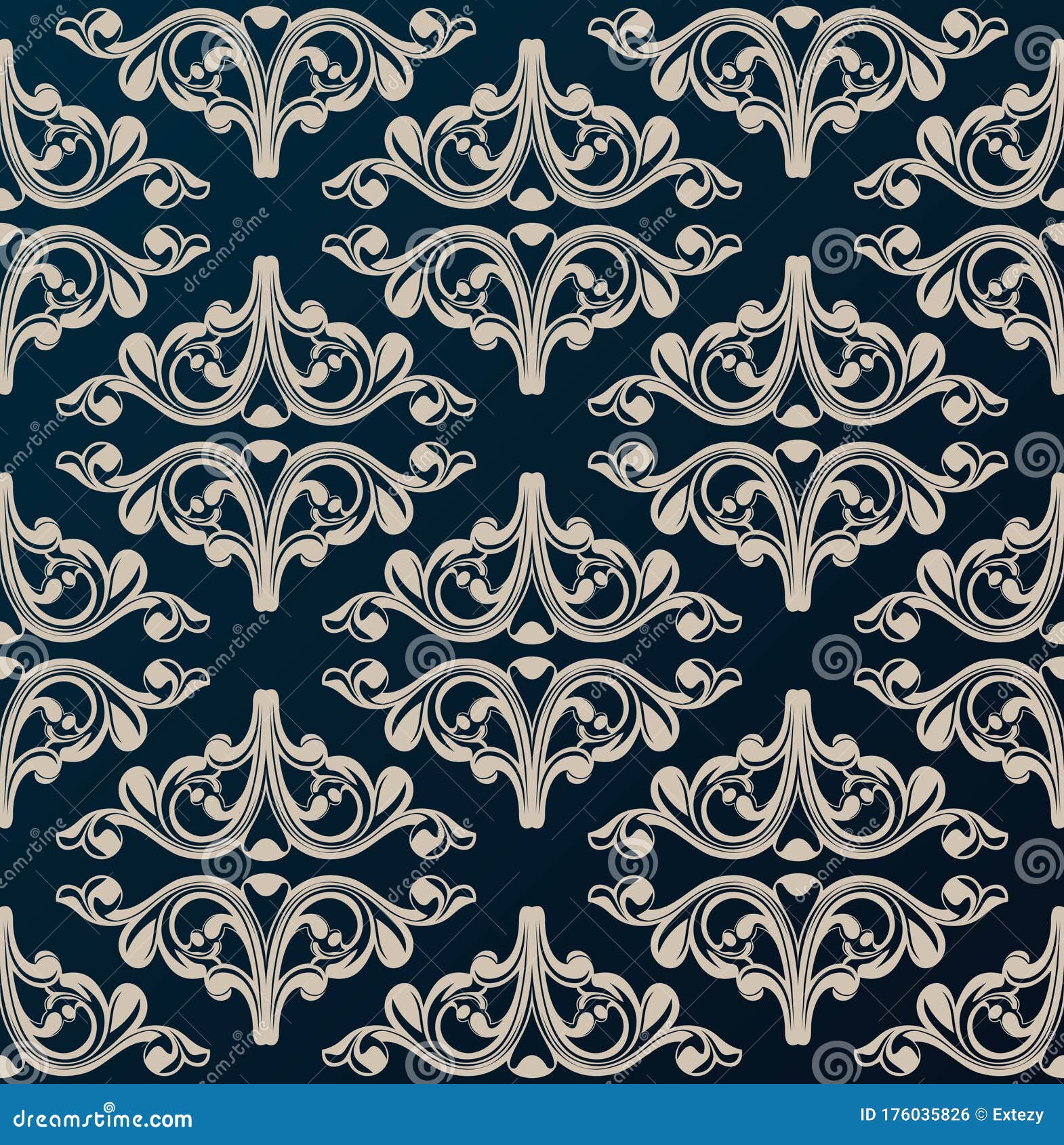 Seamless Vintage Background. Medieval Ornament Stock Vector ...