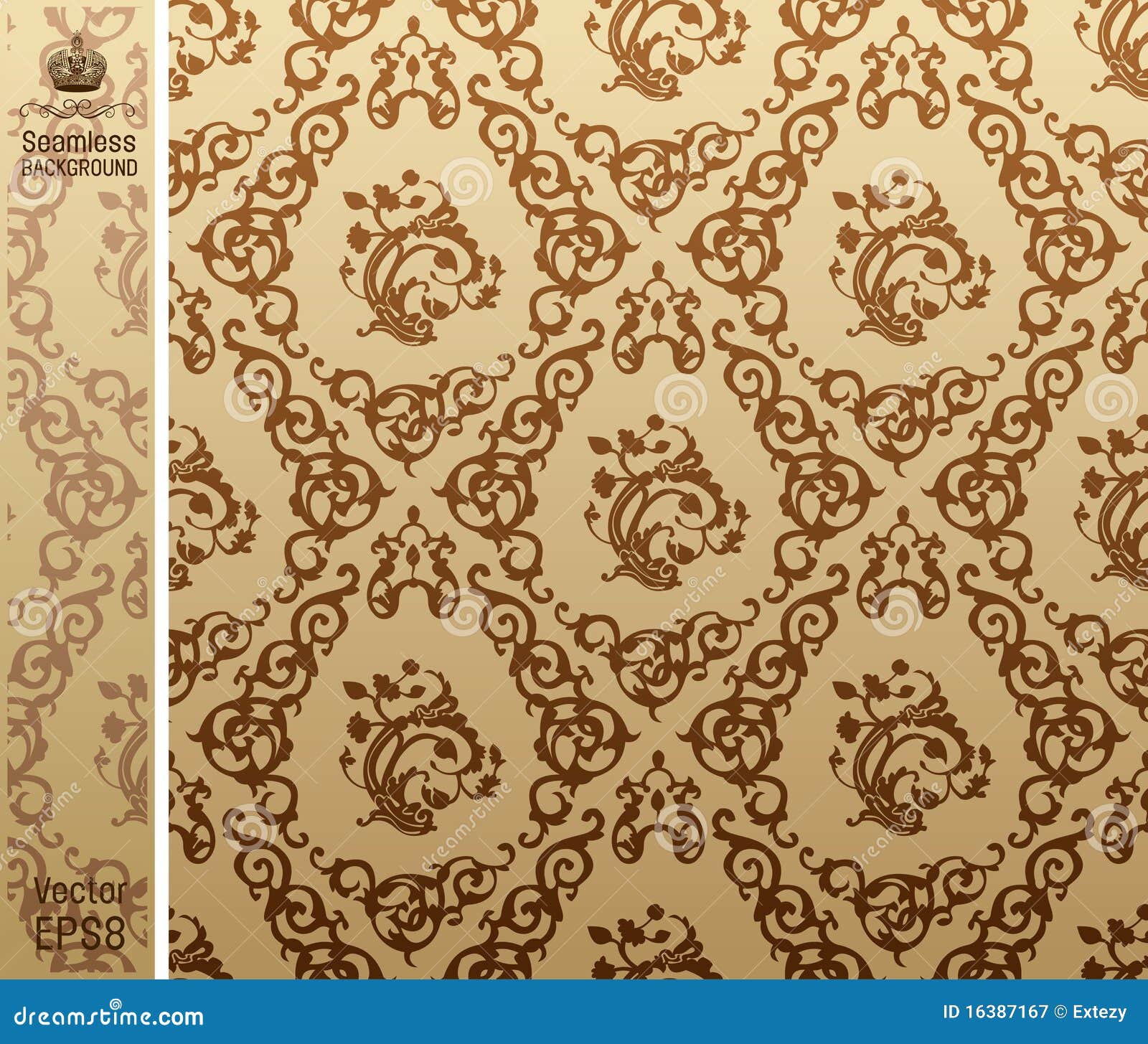 Brown Vintage Background Patterns