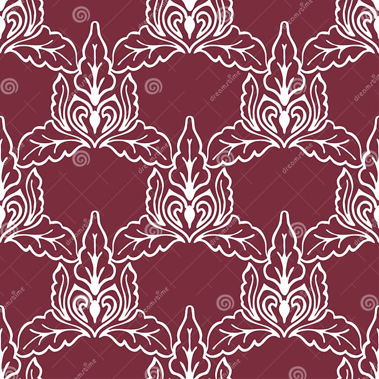 Seamless with Vintage Floral Pattern Stock Vector - Illustration of ...