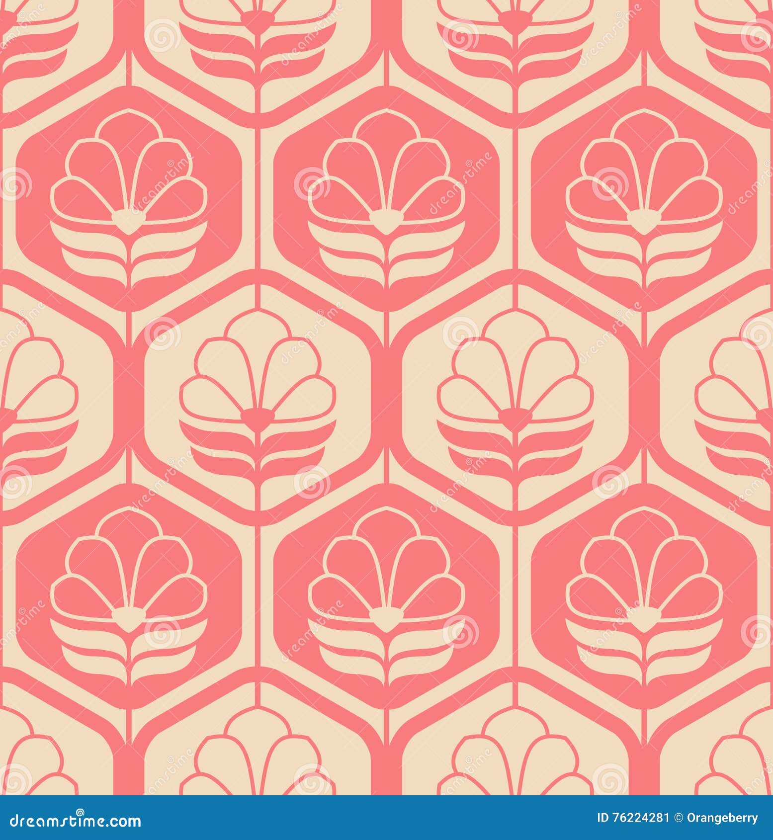 Seamless Vintage Flower Pattern Stock Vector - Illustration of backdrop ...