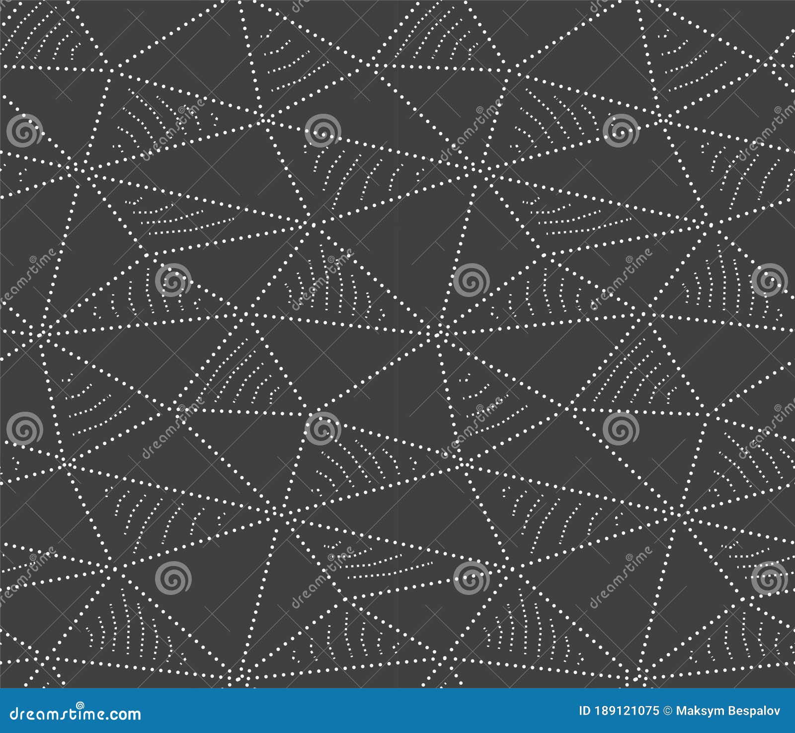 Seamless Vintage Graphic Web Tile Texture. Continuous Geometric Vector ...