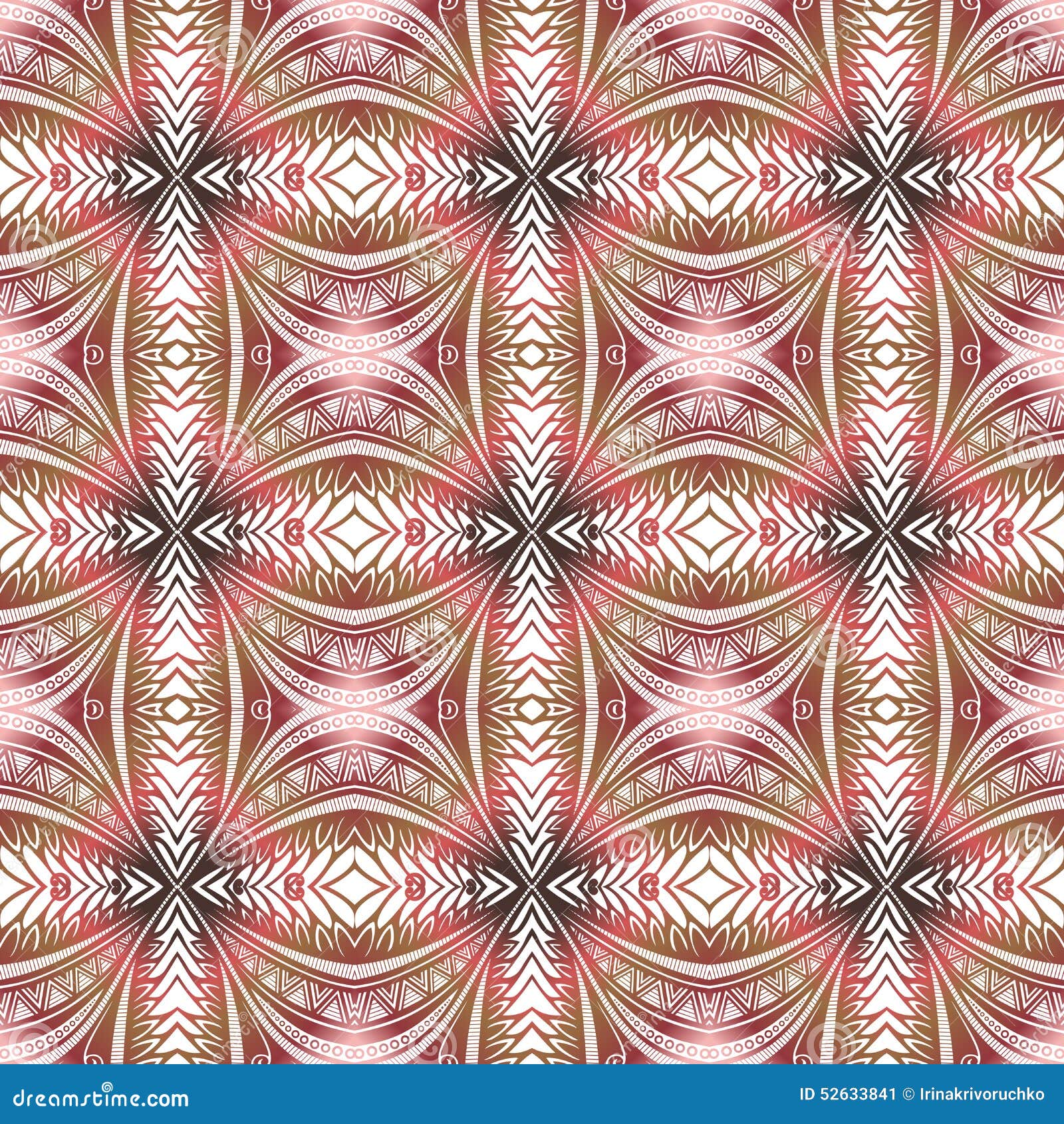 Seamless Vintage Lace Pattern (Vector) Stock Vector - Illustration of ...