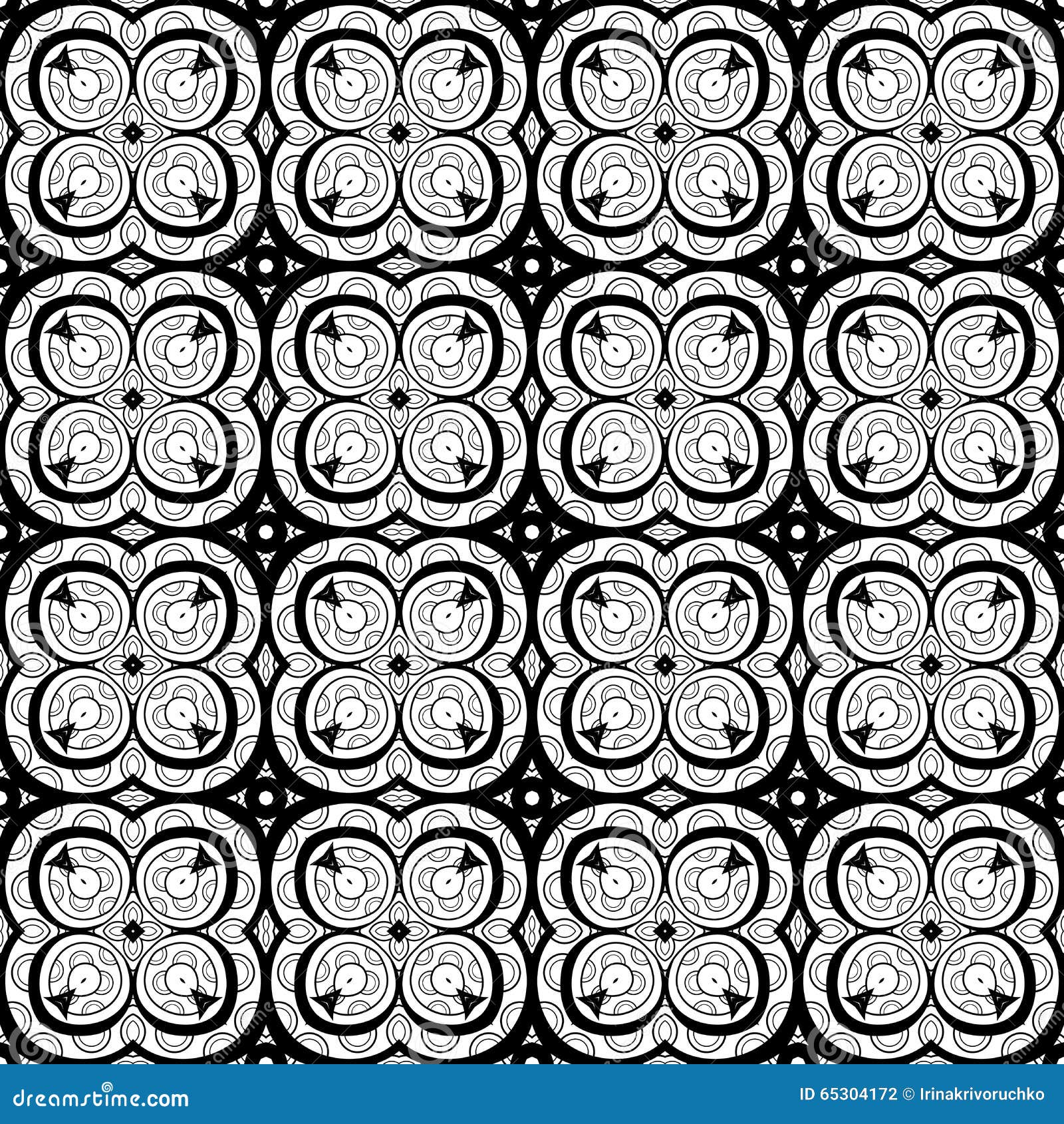 Seamless Vintage Lace Pattern (Vector) Stock Vector - Illustration of ...