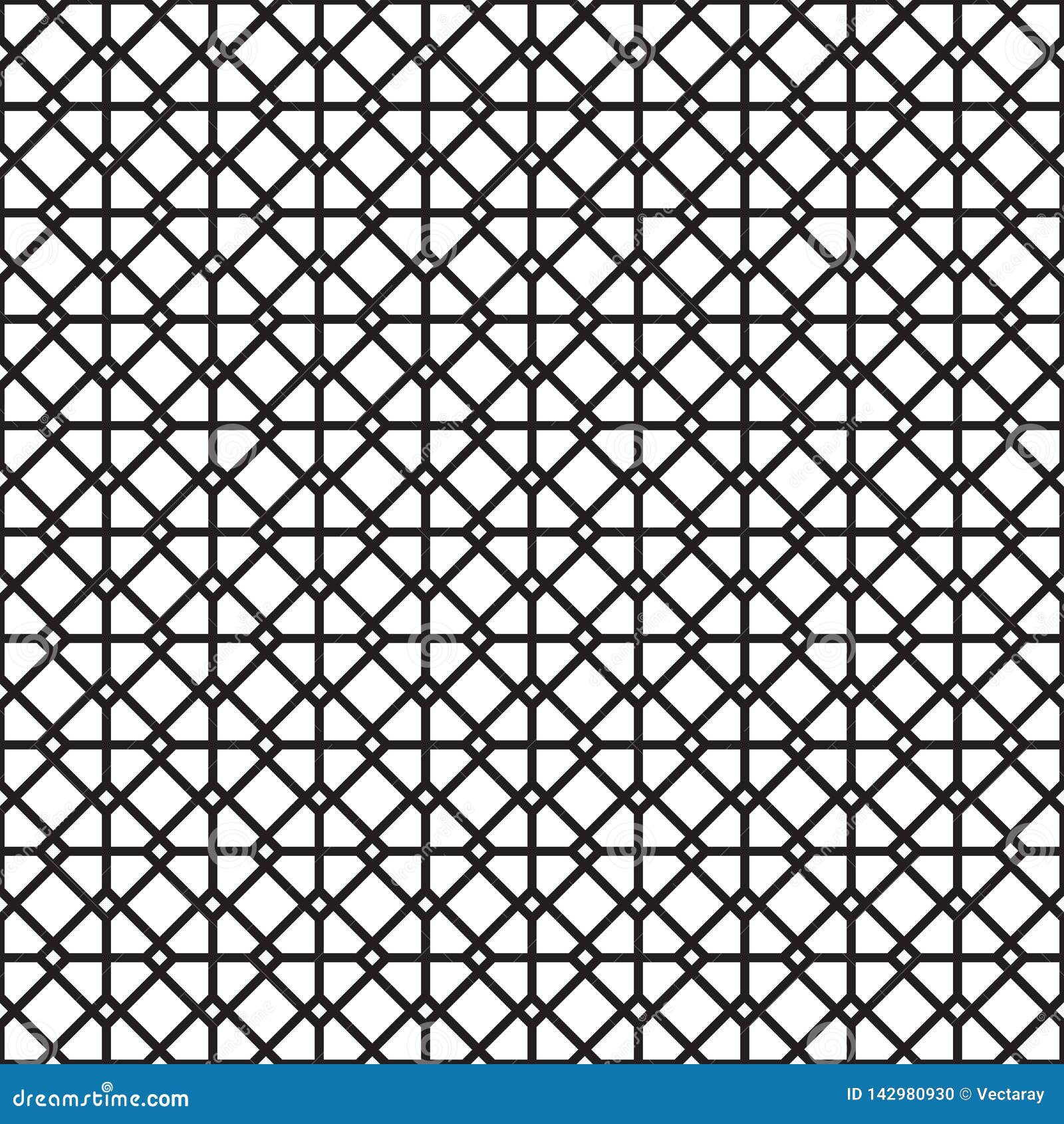 Seamless Vintage Lattice Trellis Pattern Background Stock Vector ...