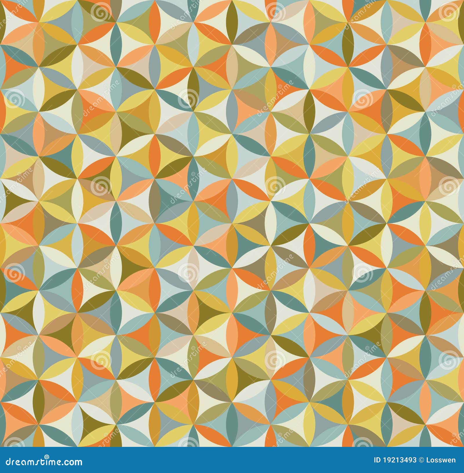 Seamless vintage pattern stock vector. Illustration of decor - 19213493
