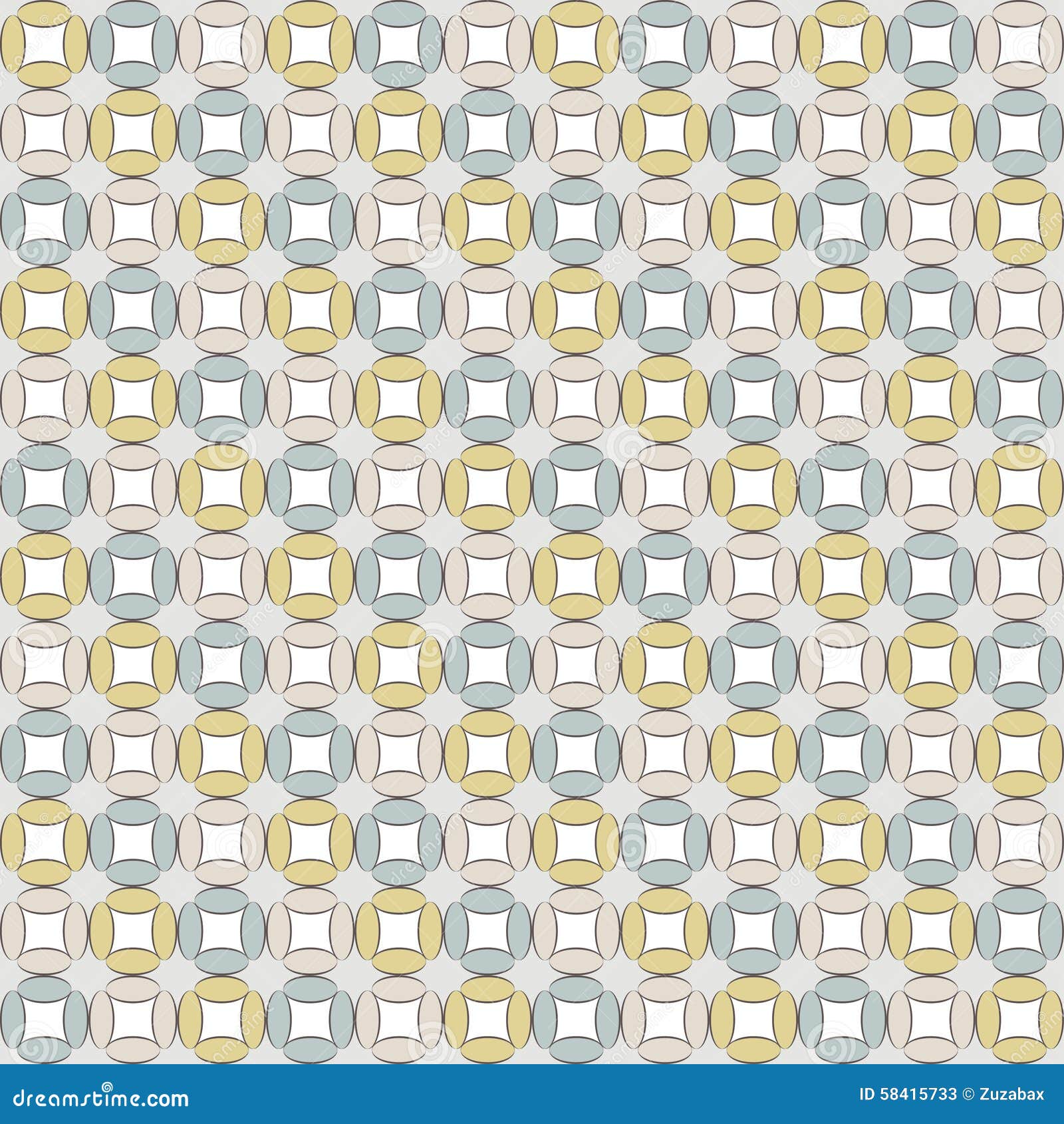 Seamless vintage pattern stock vector. Illustration of style - 58415733