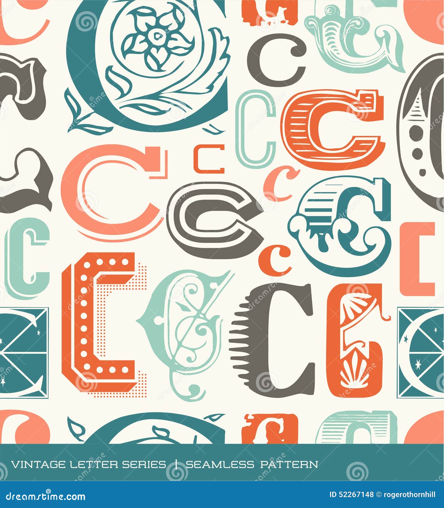 Vintage Letter C Color Stock Illustrations – 797 Vintage Letter C Color ...