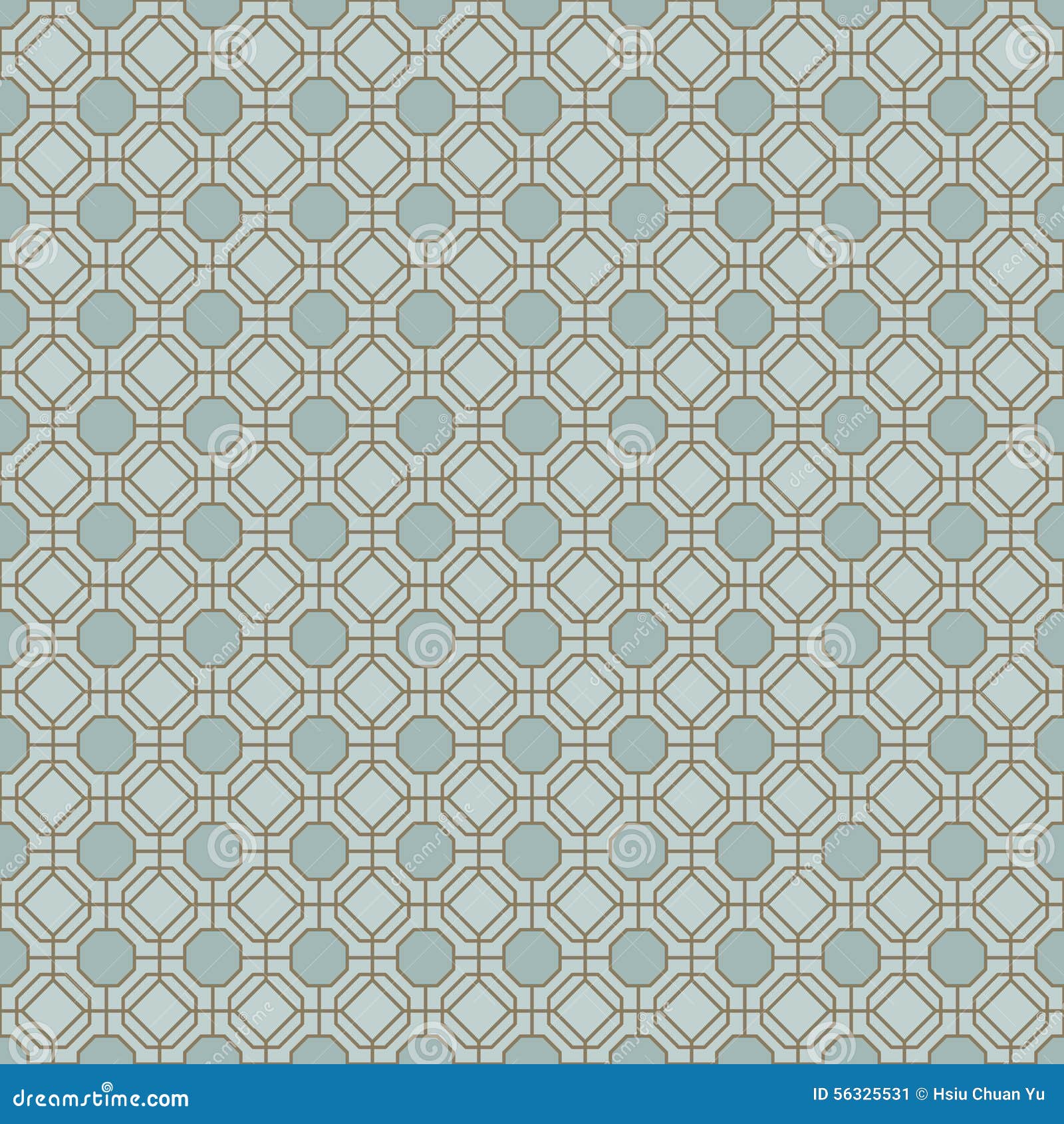 Seamless Vintage Polygon Diamond Check Window Tracery Pattern ...