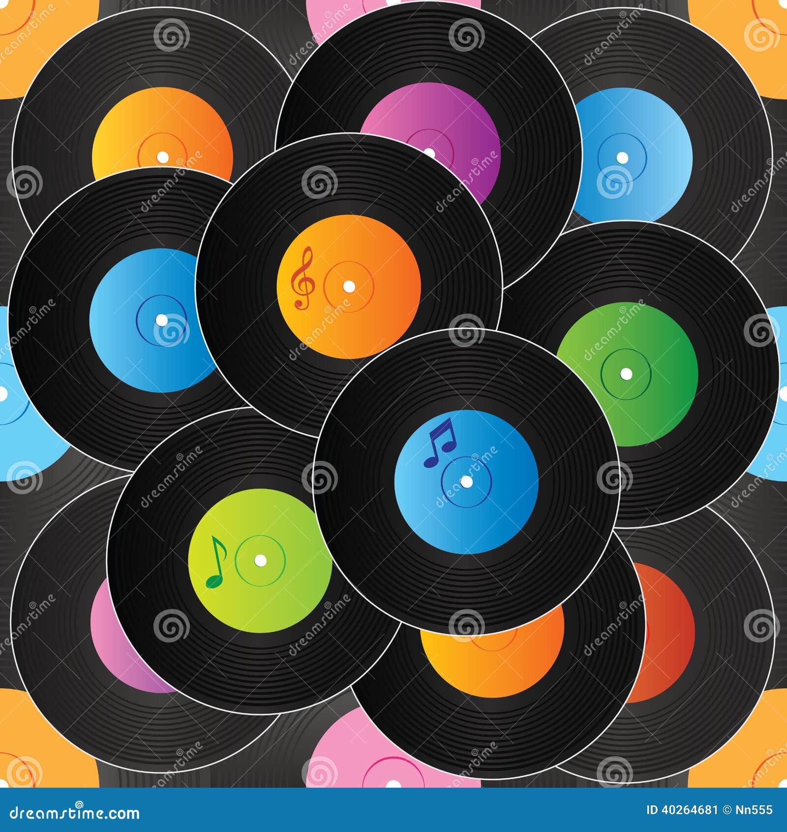 Vinyl Background In Blue Colors Royalty-Free Stock Image ...