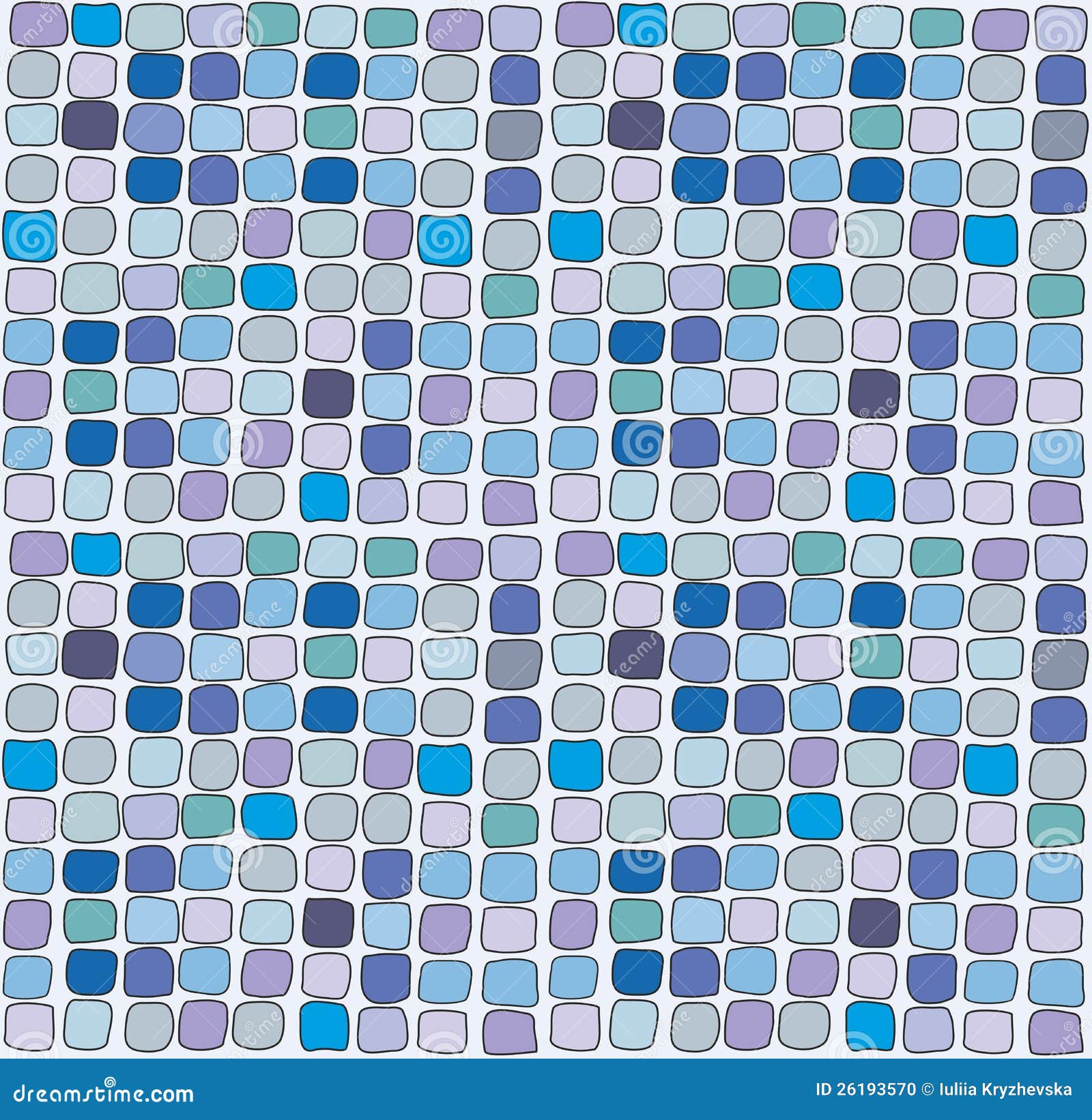 Square Texture Blocks Of Hand-drawn Wavy Or Zigzag Lines. Background ...