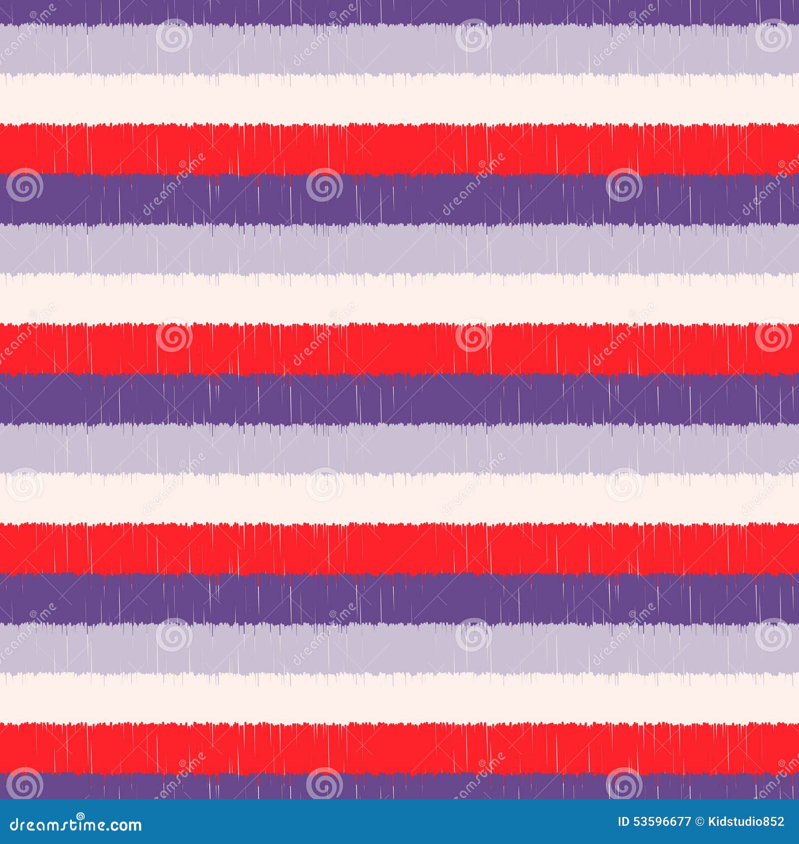 Seamless Vivid Color Horizontal Stripes Pattern Stock Vector ...