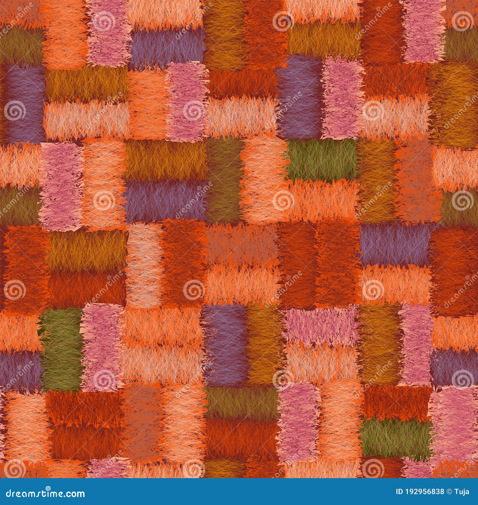 Seamless Vivid Pattern with Horizontal and Vertical Grunge Rough Weave ...