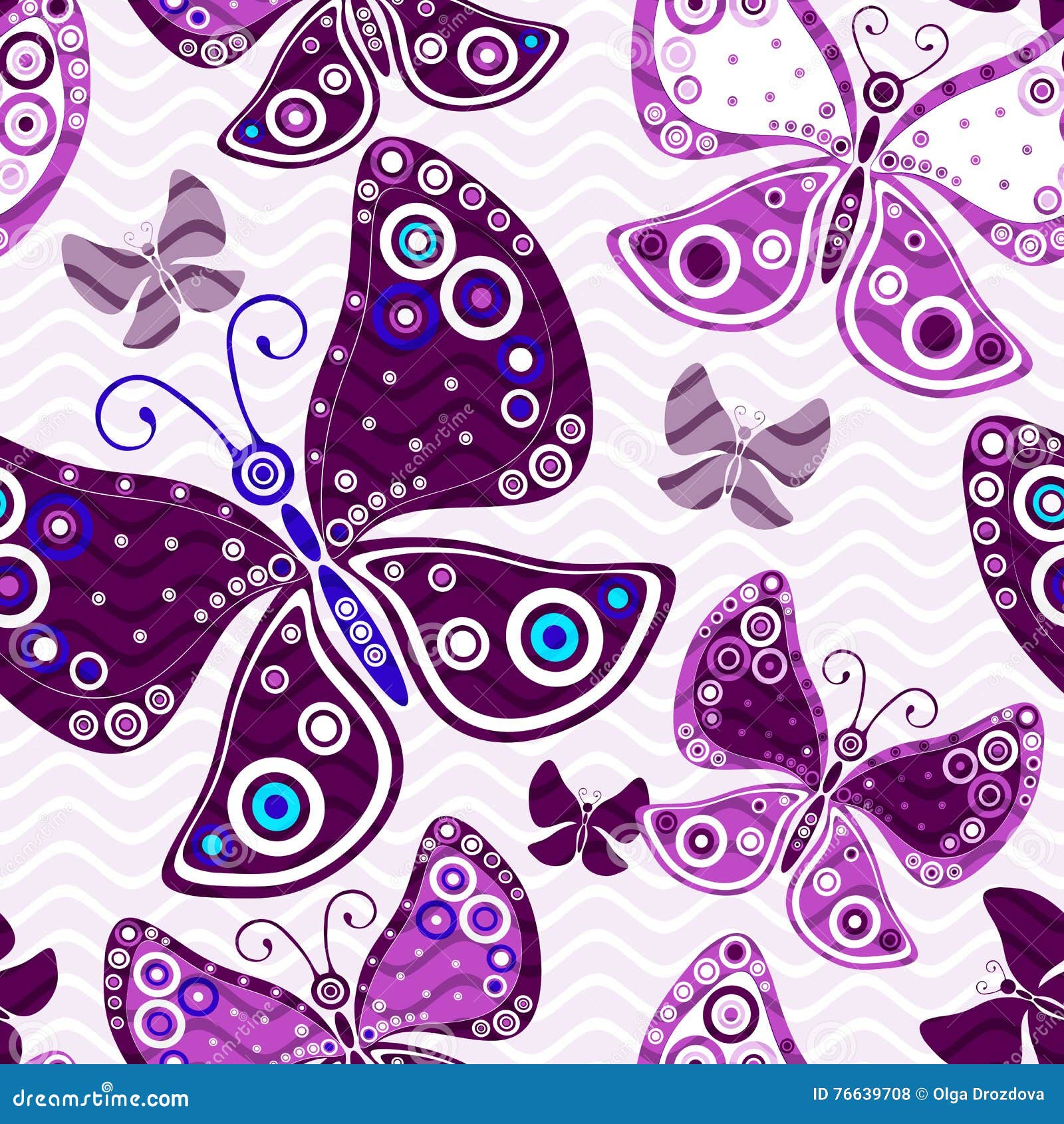 Seamless Vivid Pink-violet Pattern Stock Vector - Illustration of ...