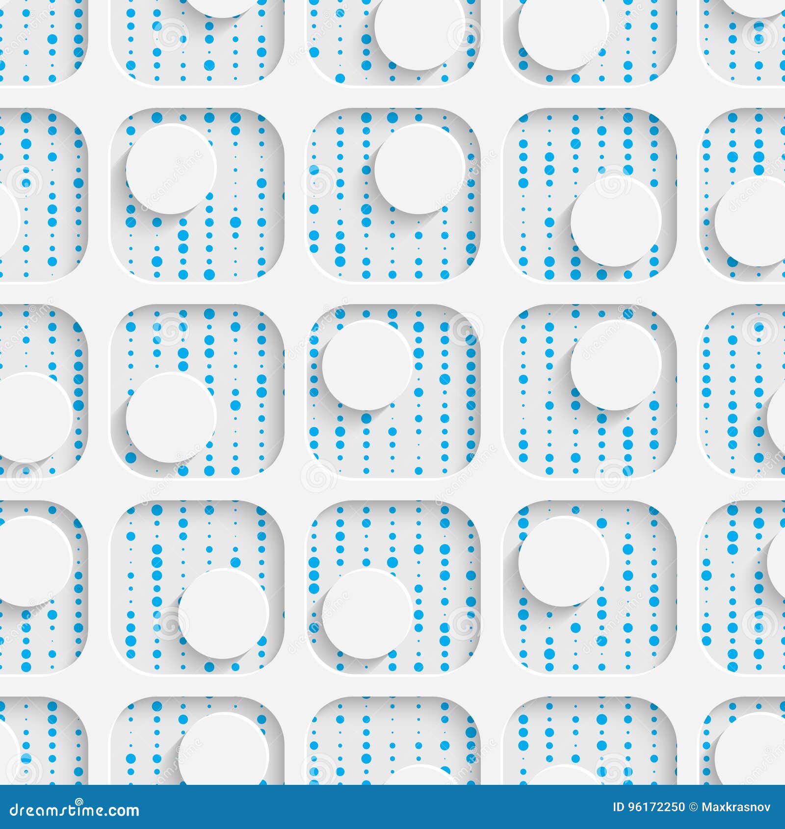 Seamless Volume Pattern. Abstract Technology Background Stock Vector ...