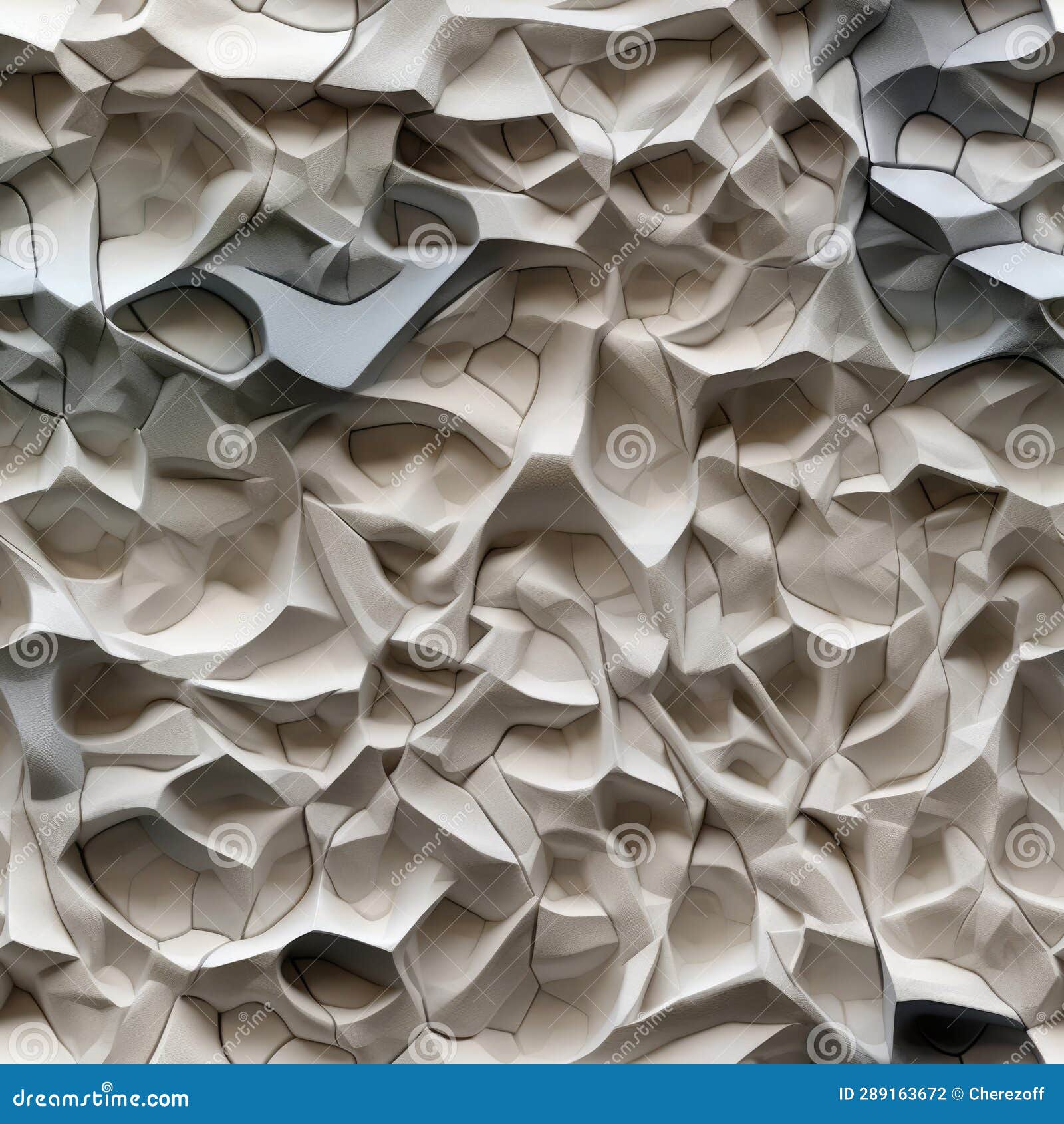 Seamless. Volumetric Gypsum Wall Stock Illustration - Illustration of ...