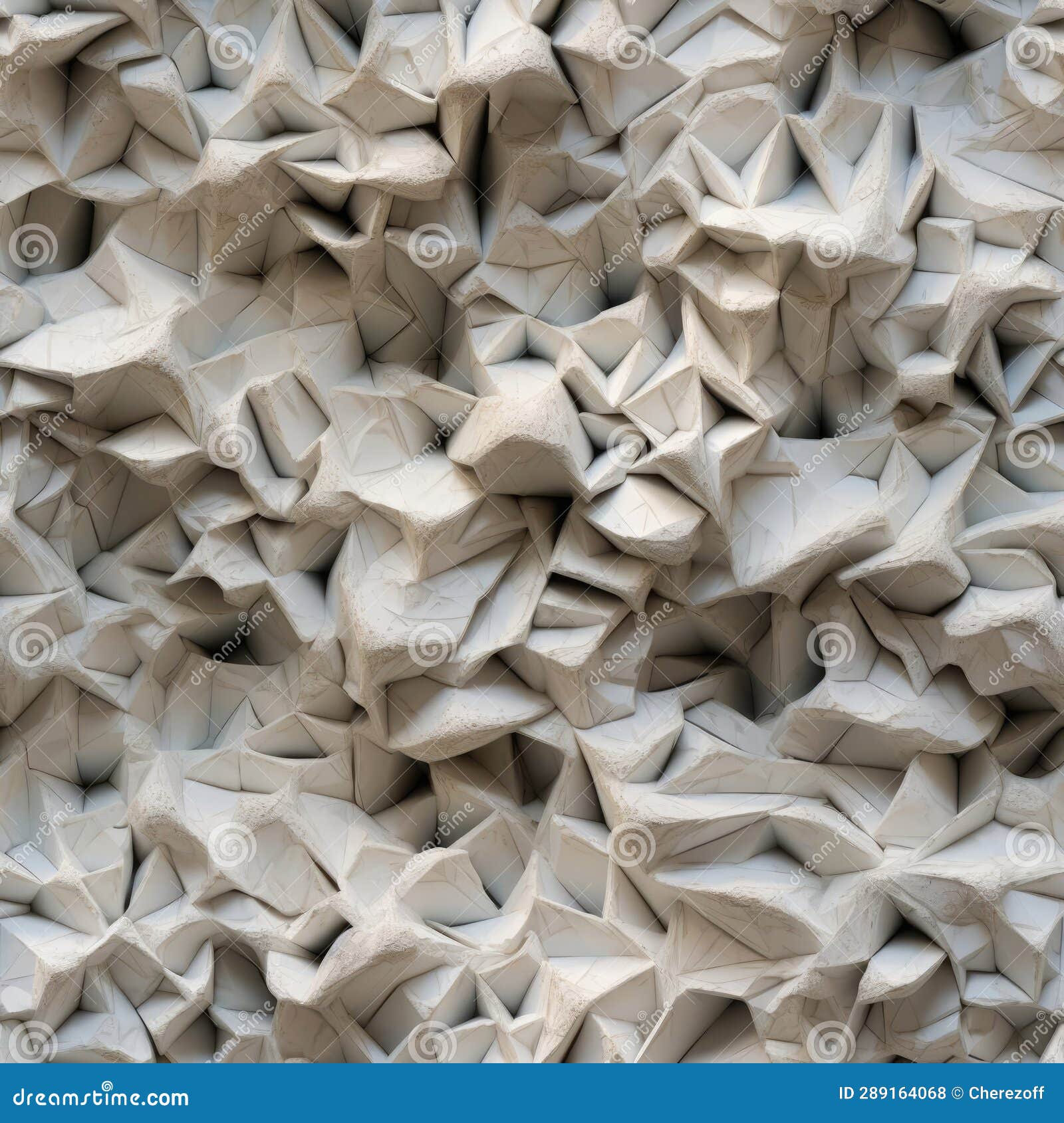 Seamless. Volumetric Gypsum Wall Stock Illustration - Illustration of ...