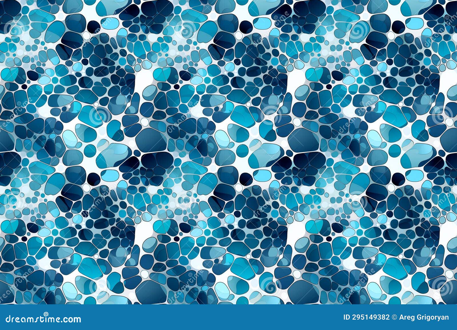 Seamless Voronoi Pattern Backgrownd Stock Illustration - Illustration ...