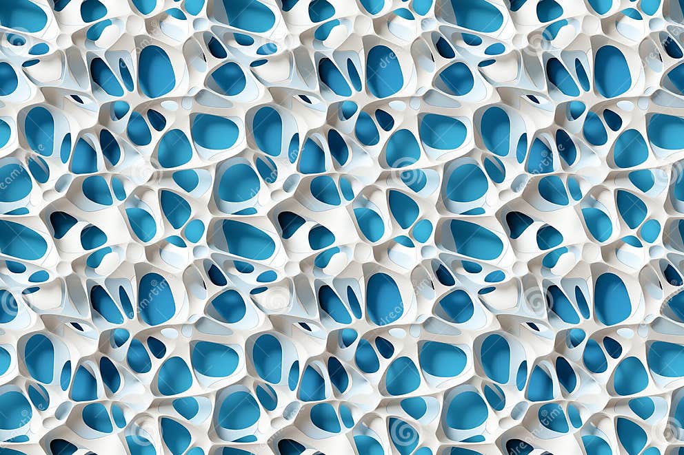 Seamless Voronoi Pattern Backgrownd Stock Illustration - Illustration ...