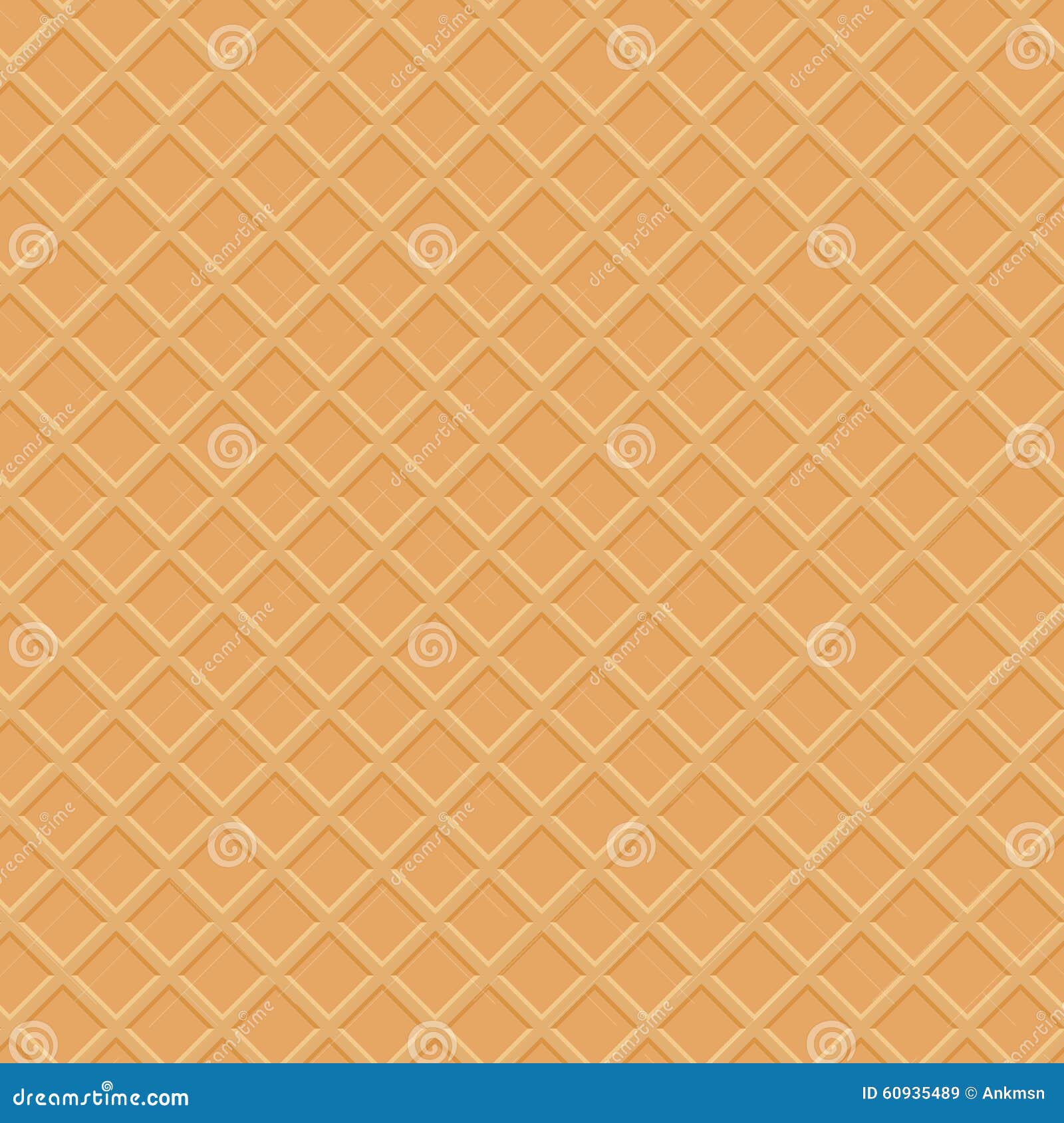Seamless waffle texture stock vector. Illustration of arts - 60935489