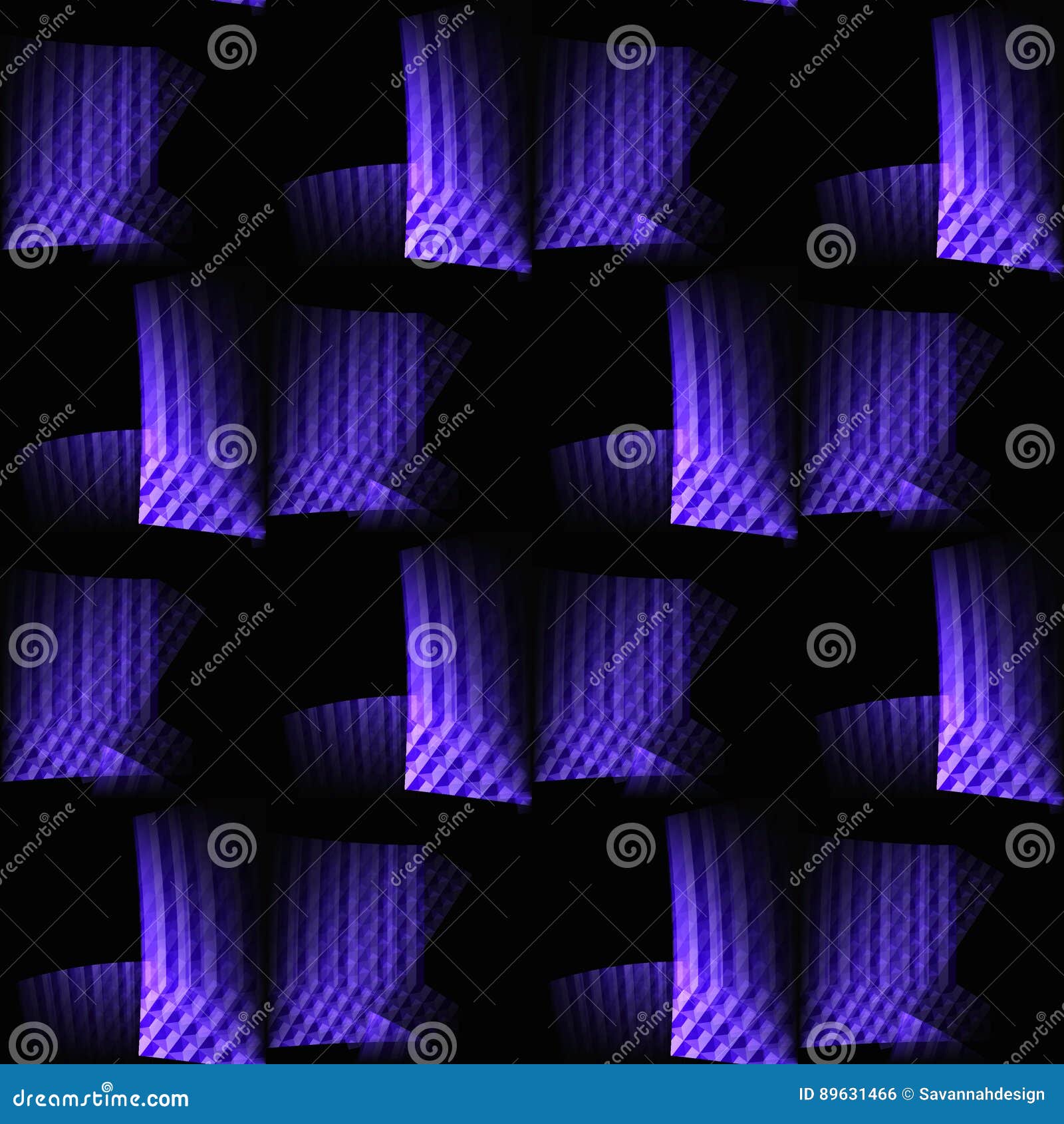 Seamless Waffle-weave Pattern Purple Black Dimensional Stock ...