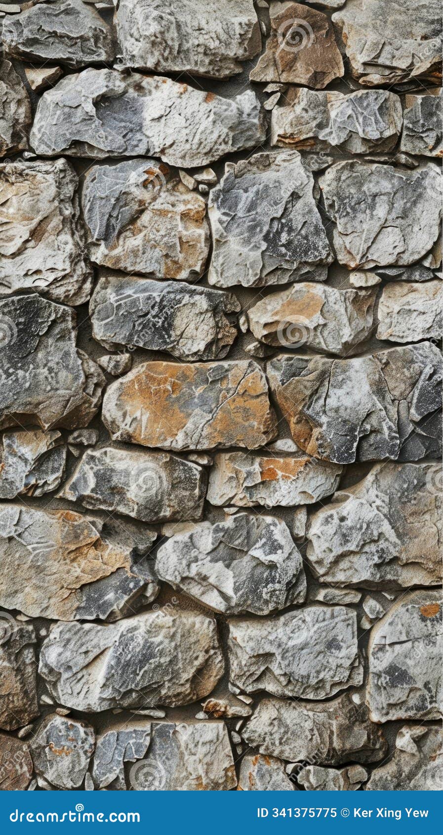 Rustic Stone Wall Texture with Natural Gray and Brown Tones Stock ...