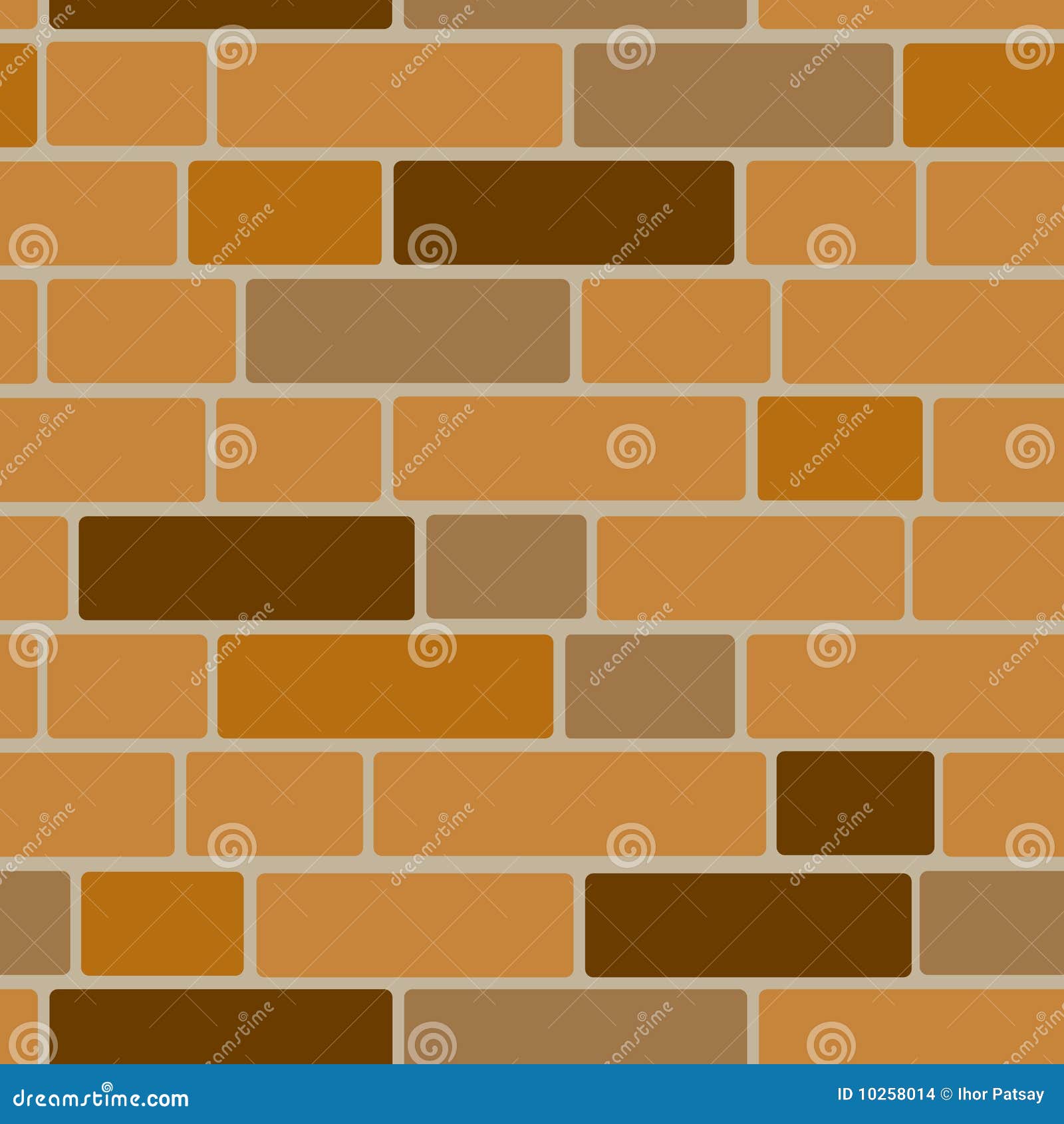 Seamless wall pattern stock vector. Illustration of colour - 10258014