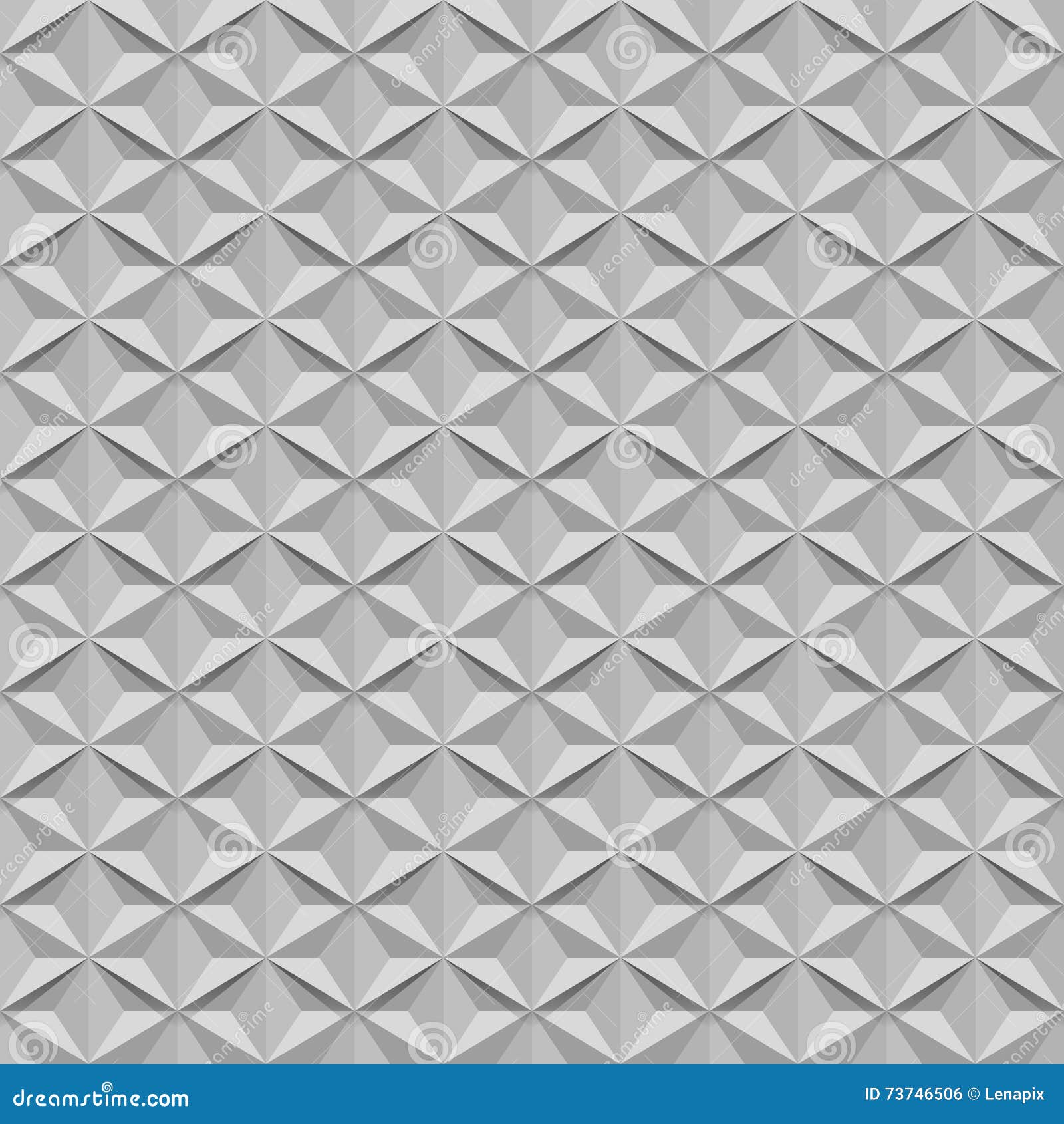 Seamless Wall with Star Geometric Pattern Stock Vector - Illustration ...