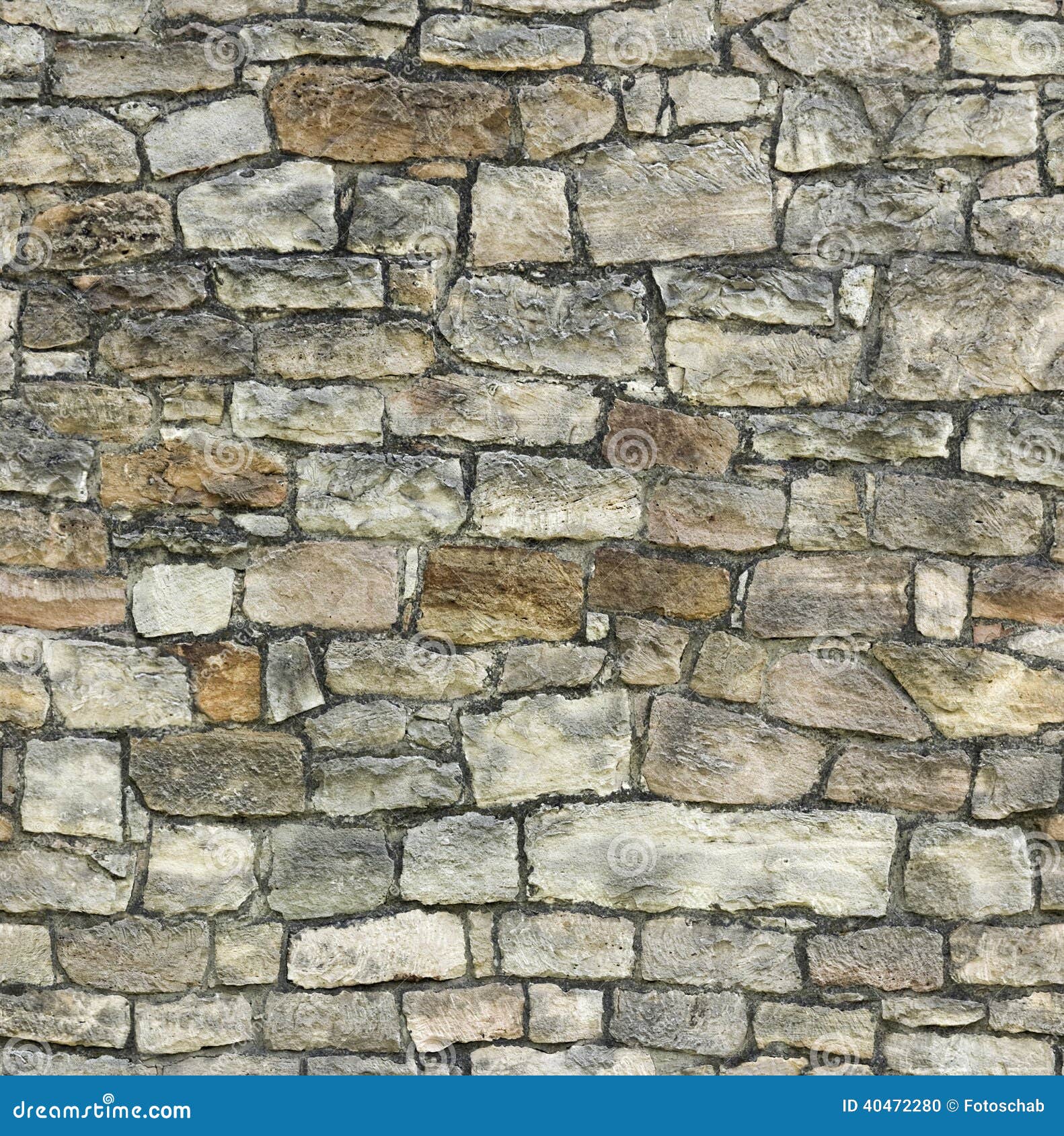 Seamless Castle Wall Texture