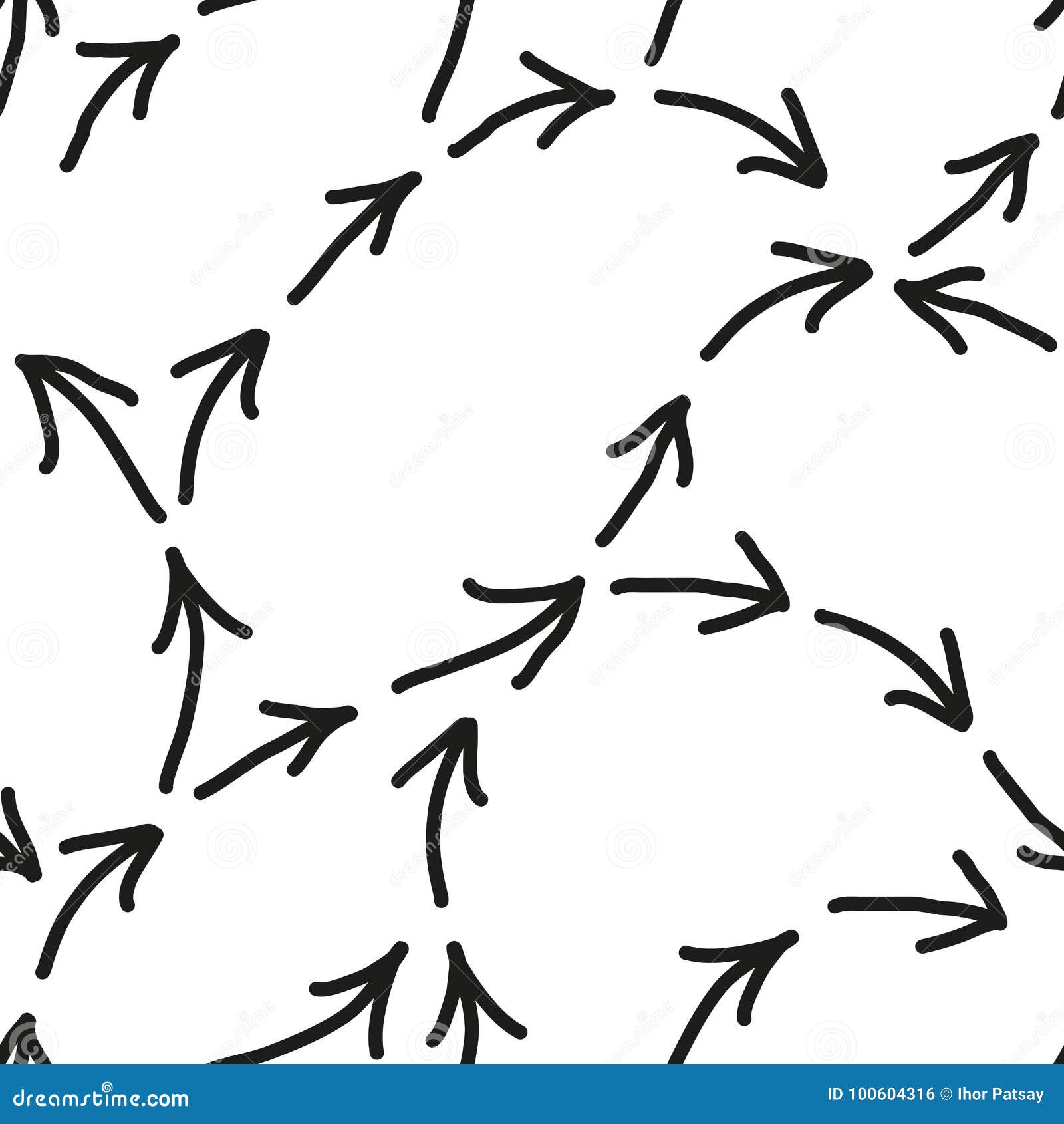 Seamless arrow pattern stock vector. Illustration of seamless - 100604316