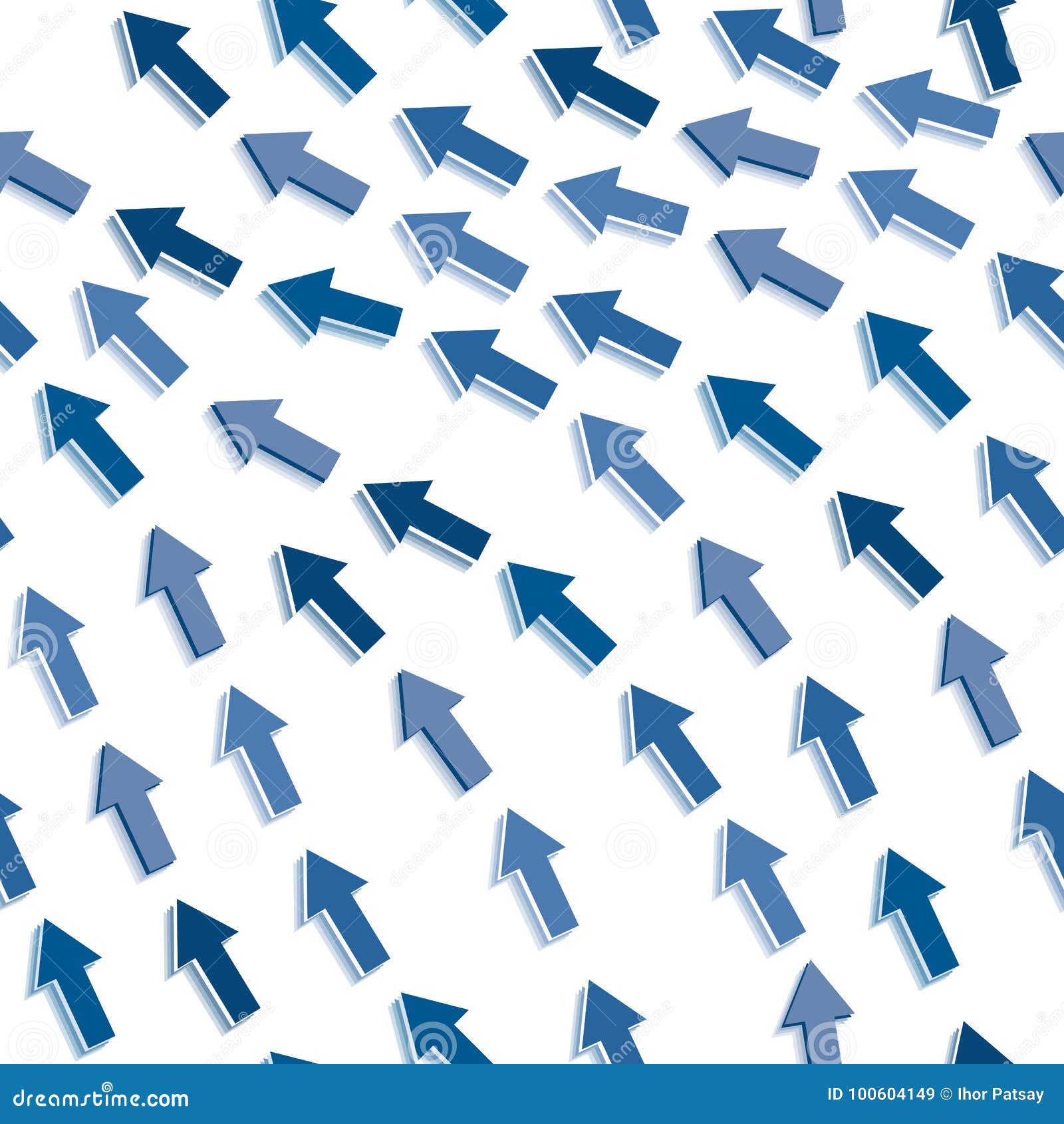 Seamless arrow pattern stock vector. Illustration of progress - 100604149