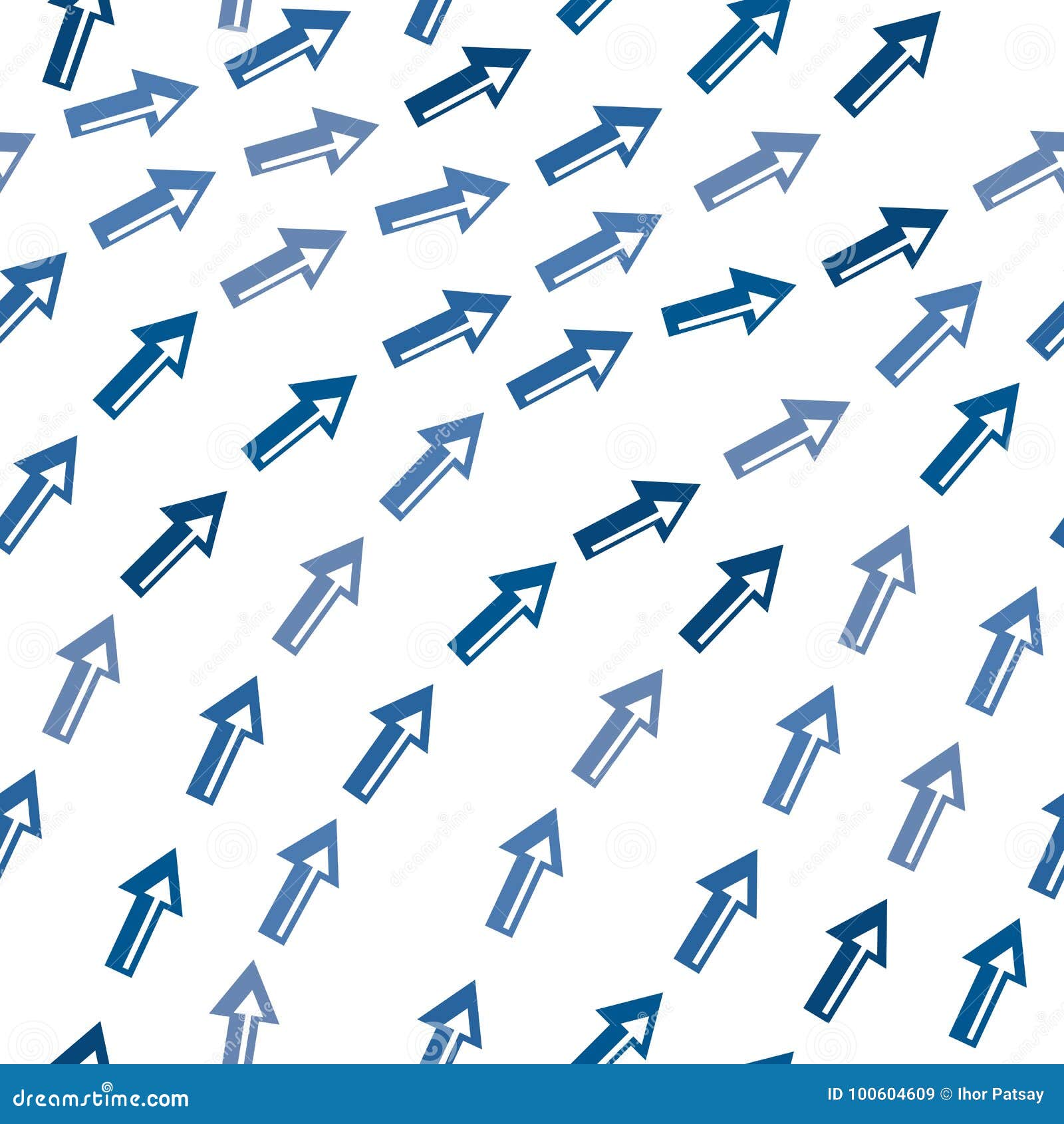 Seamless arrow pattern stock vector. Illustration of seamless - 100604609