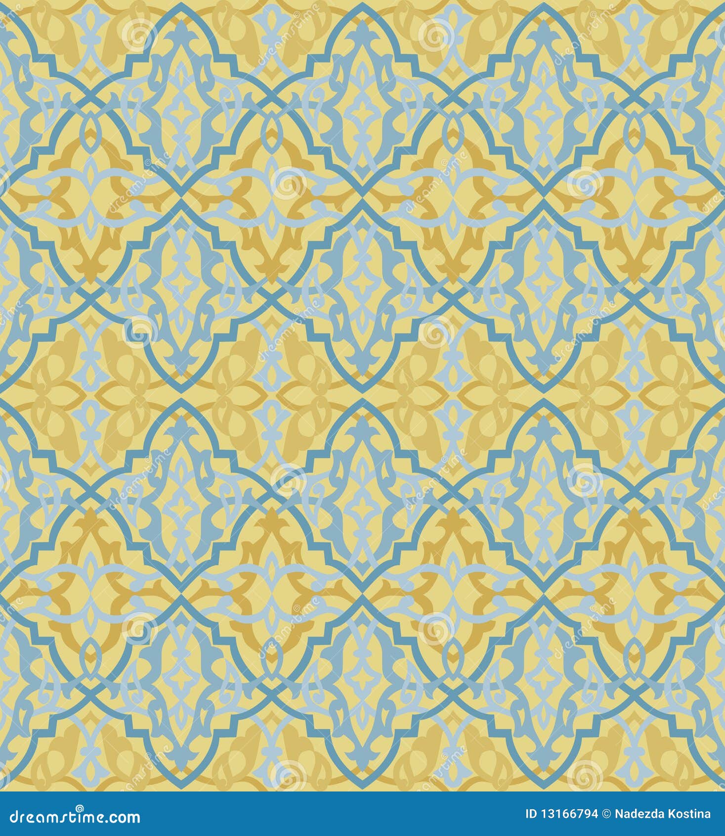 Seamless wallpaper pattern stock vector. Illustration of paper - 13166794