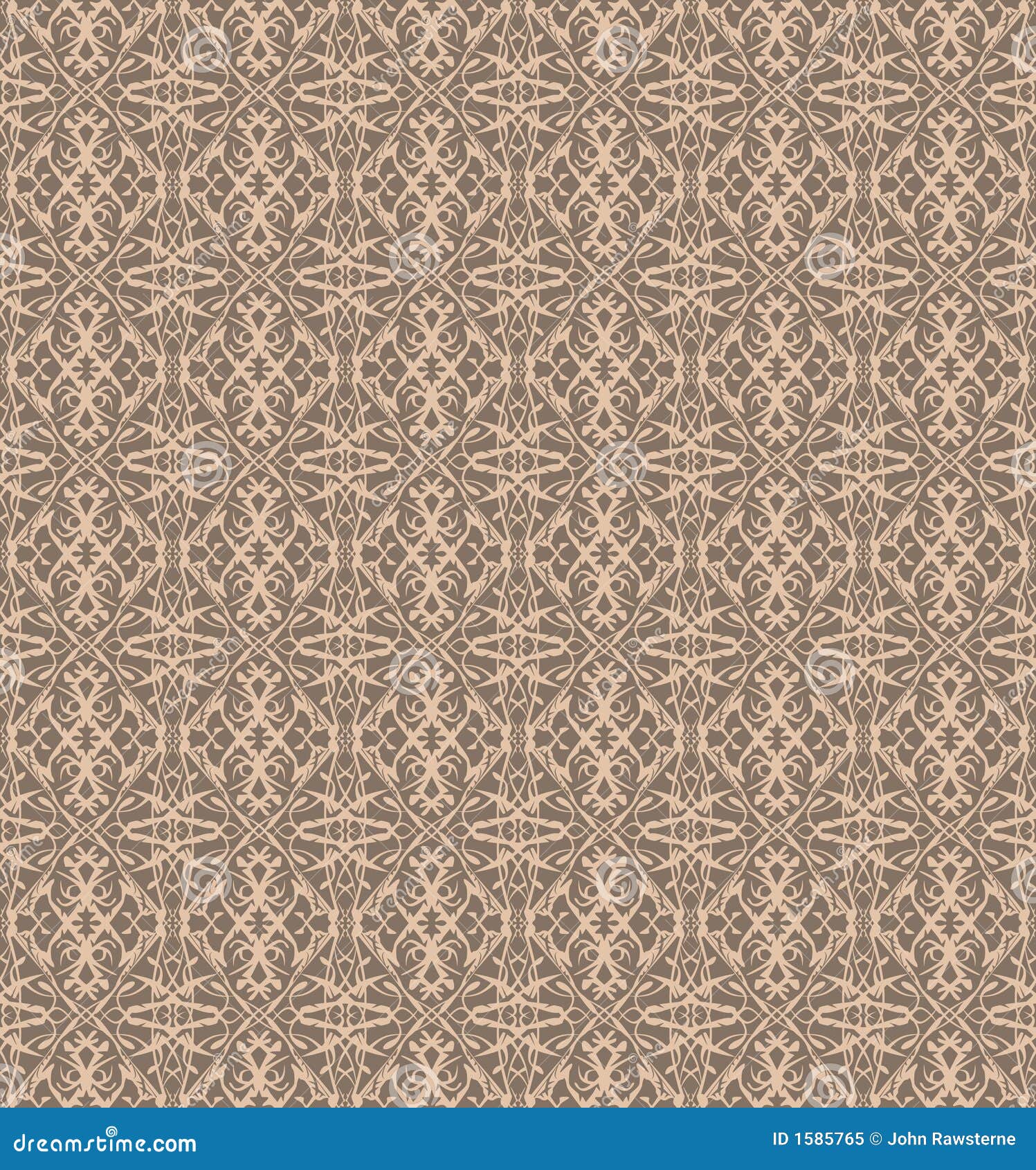 Seamless Wallpaper Pattern stock illustration. Illustration of repeated ...