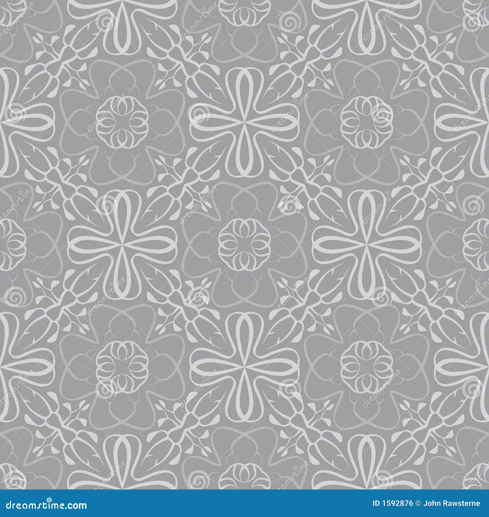 Seamless Wallpaper Pattern stock illustration. Illustration of ornament ...
