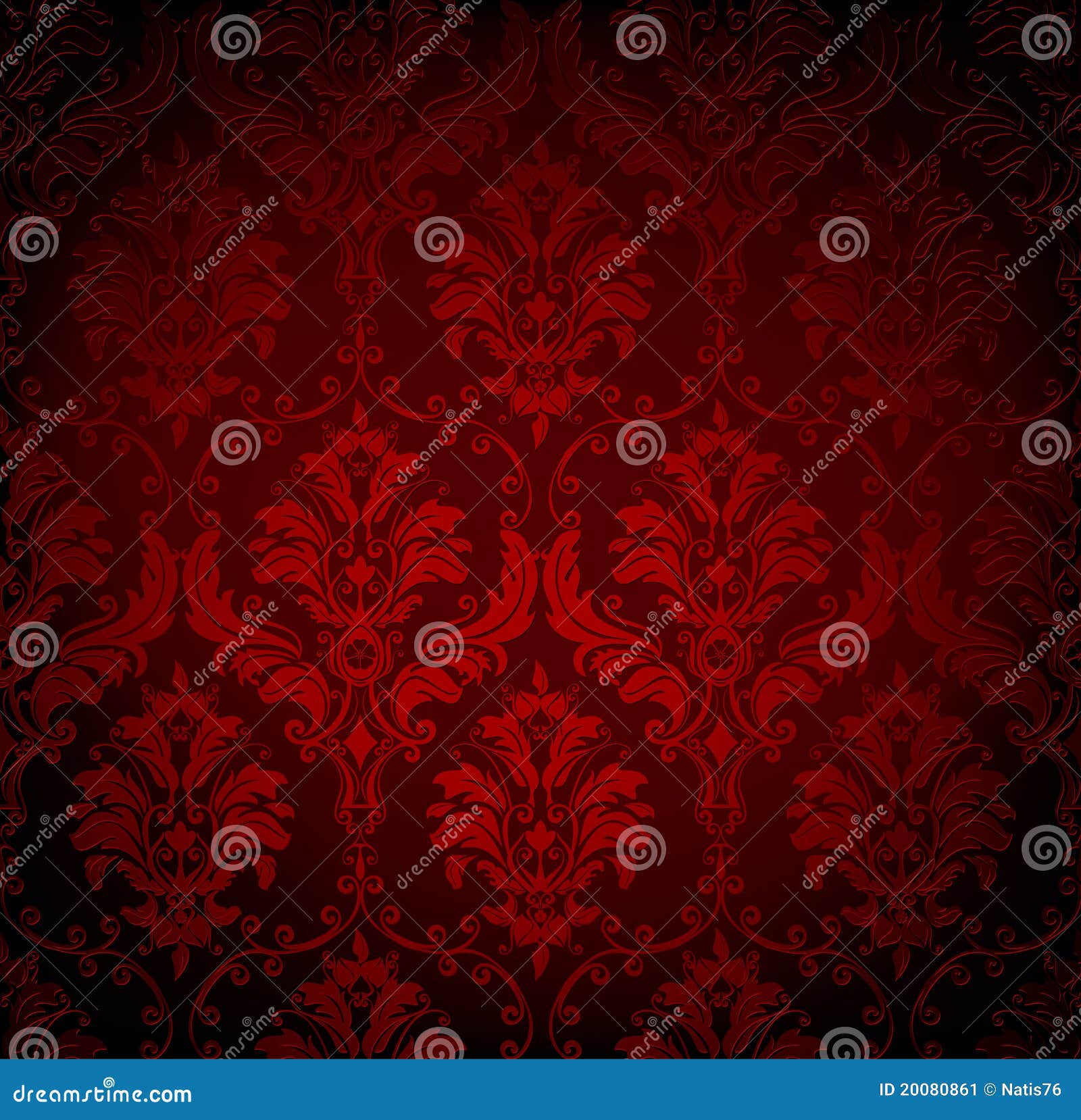 Seamless wallpaper pattern stock vector. Illustration of textile - 20080861