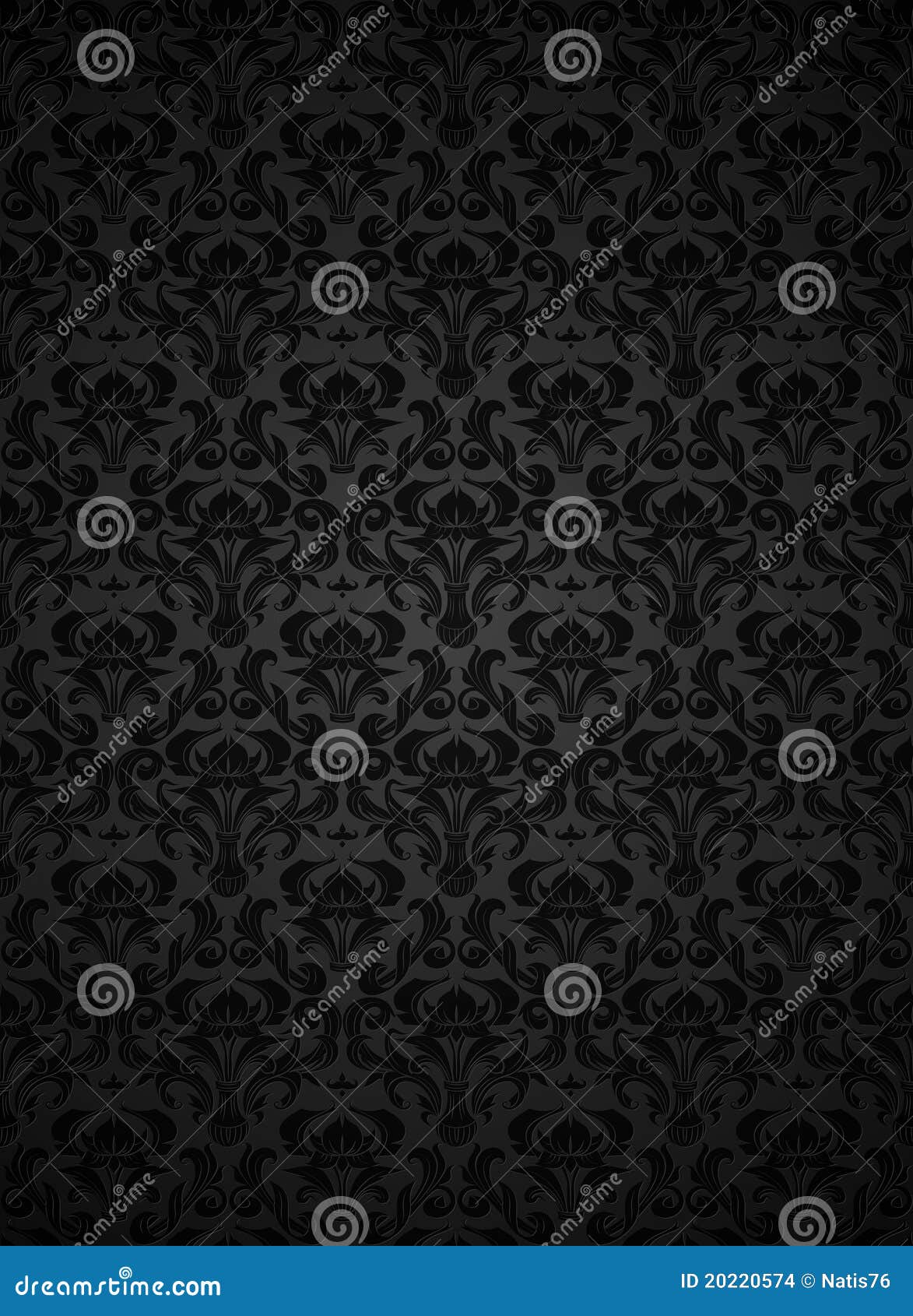 Seamless wallpaper pattern stock vector. Illustration of antique - 20220574
