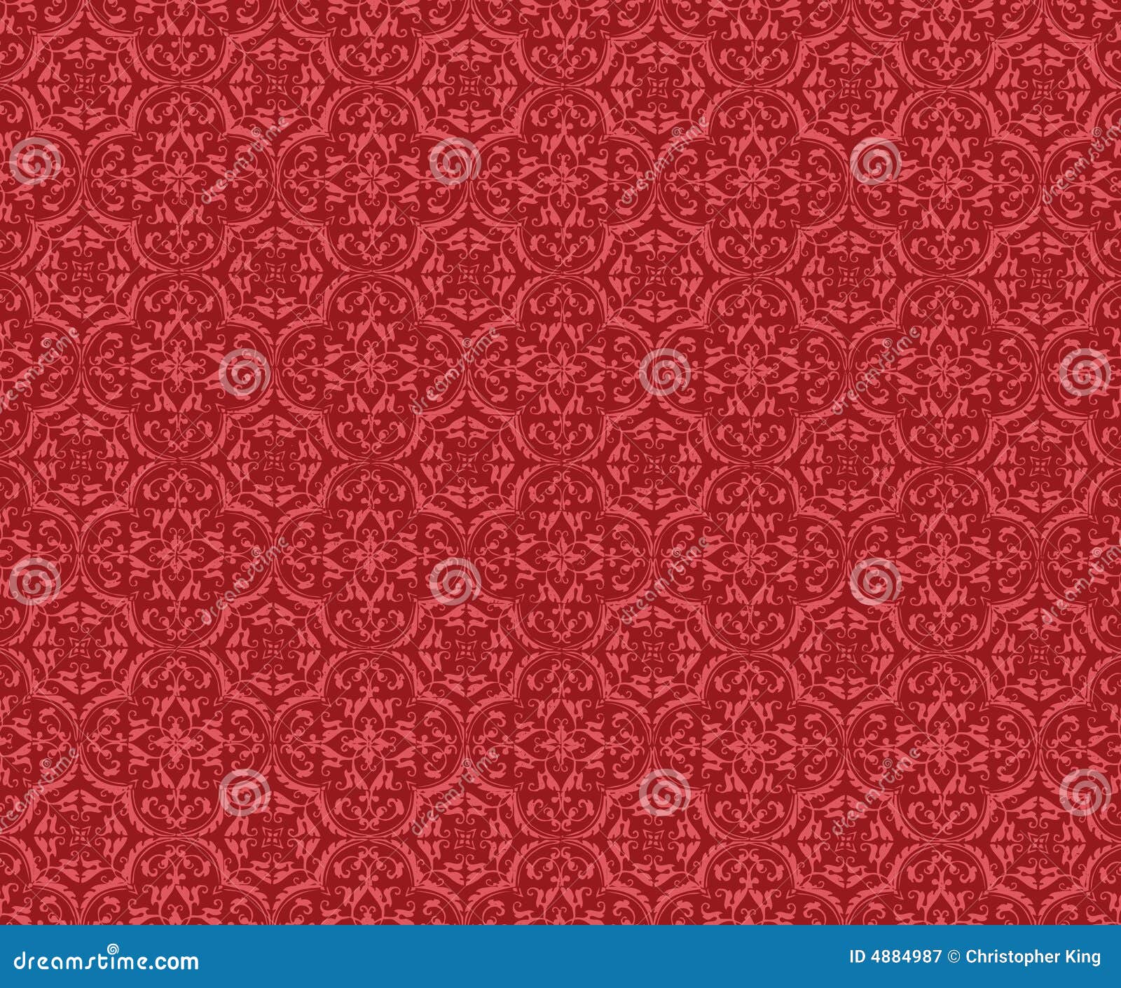 Seamless wallpaper pattern stock vector. Illustration of revival - 4884987