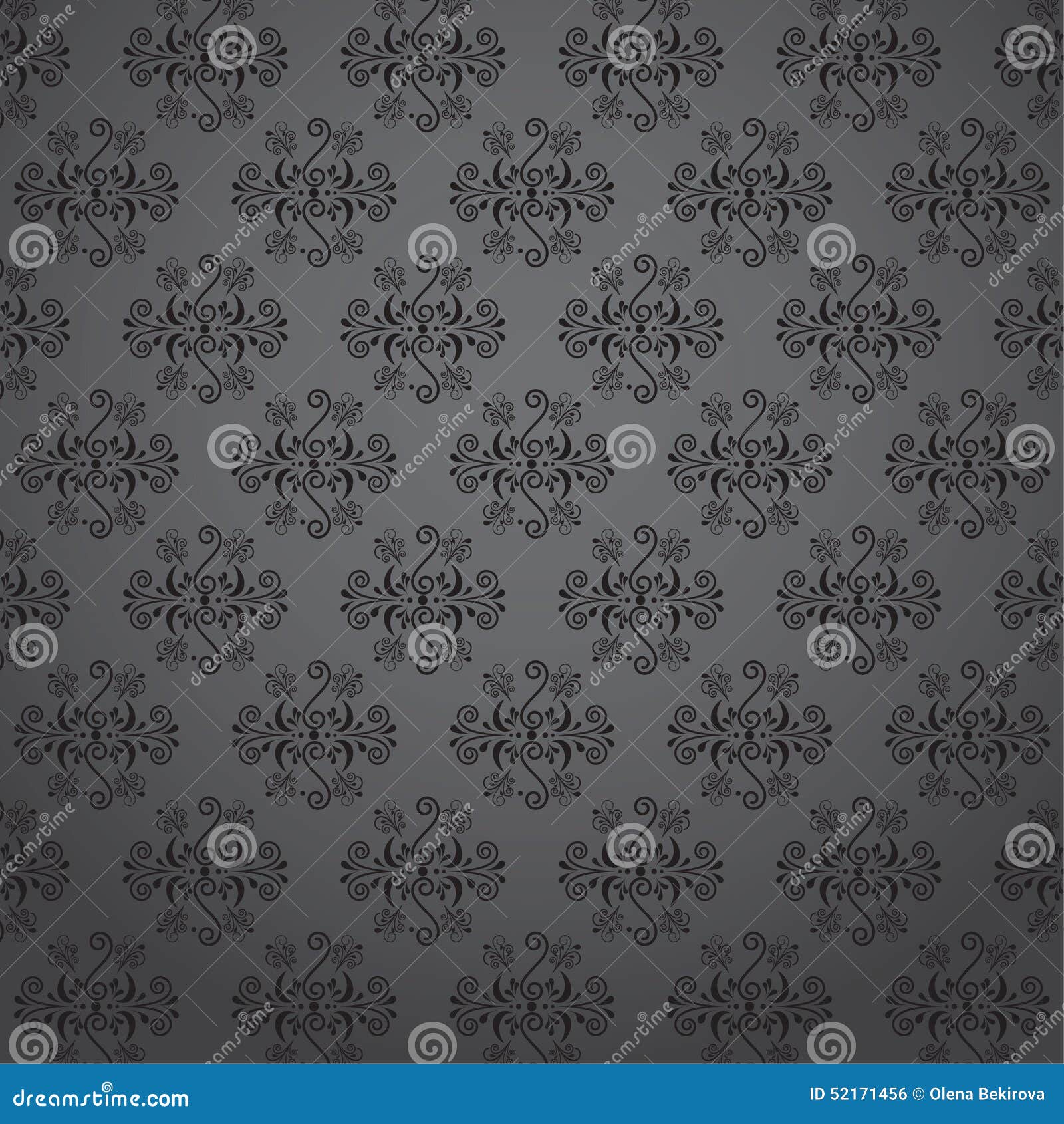 Seamless Wallpaper Pattern - Illustration. Stock Vector - Illustration ...