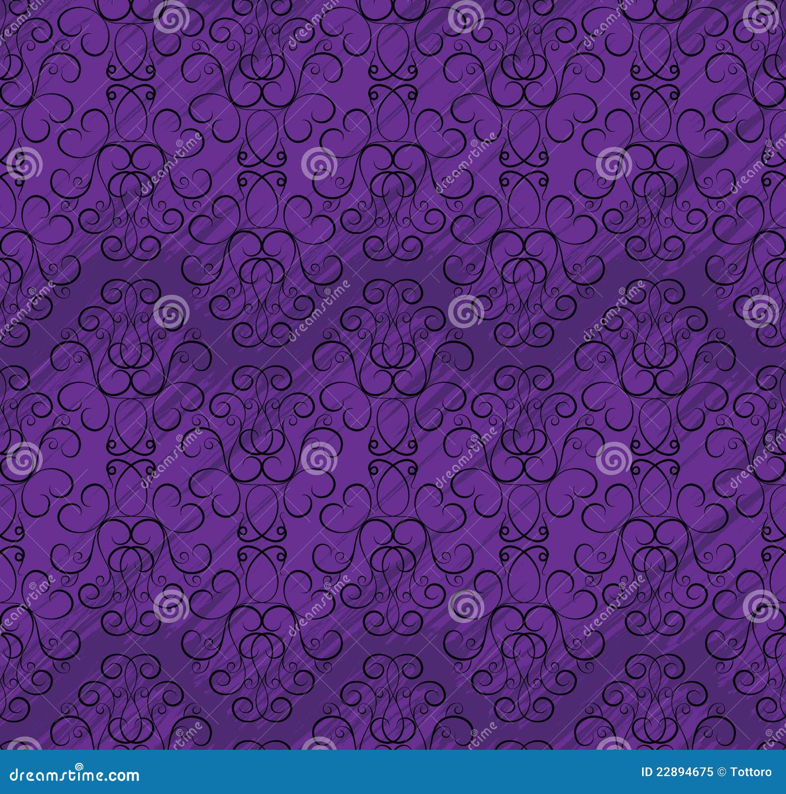 Seamless Wallpaper Pattern in Shades of Purple Stock Vector ...