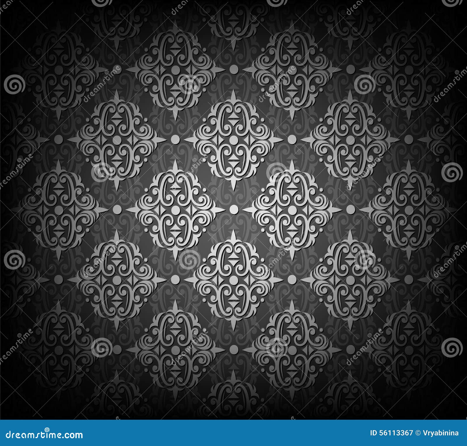Seamless wallpaper pattern stock vector. Illustration of backdrop ...