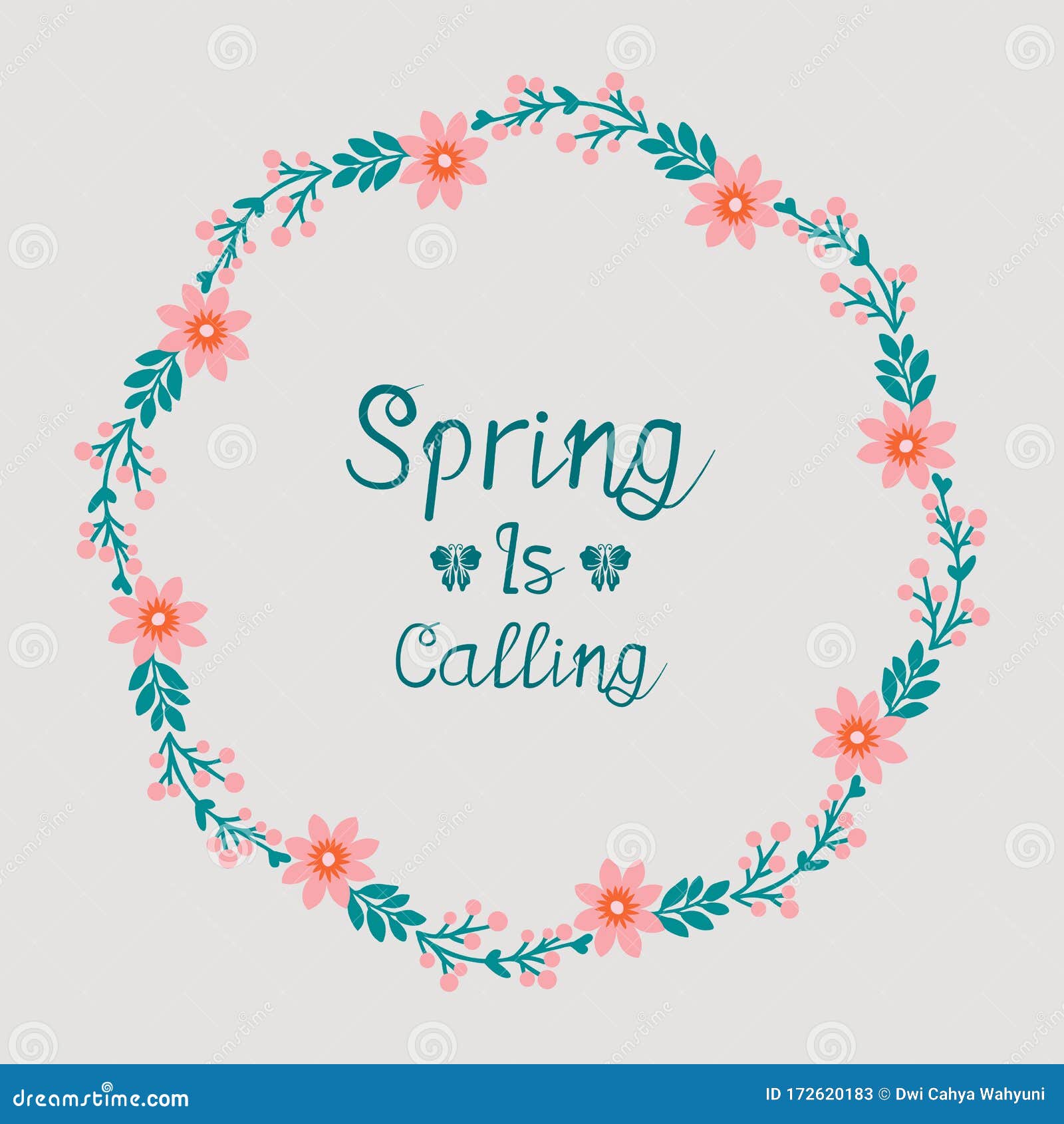 Seamless Wallpaper for Spring Calling Greeting Card, with Leaf and ...