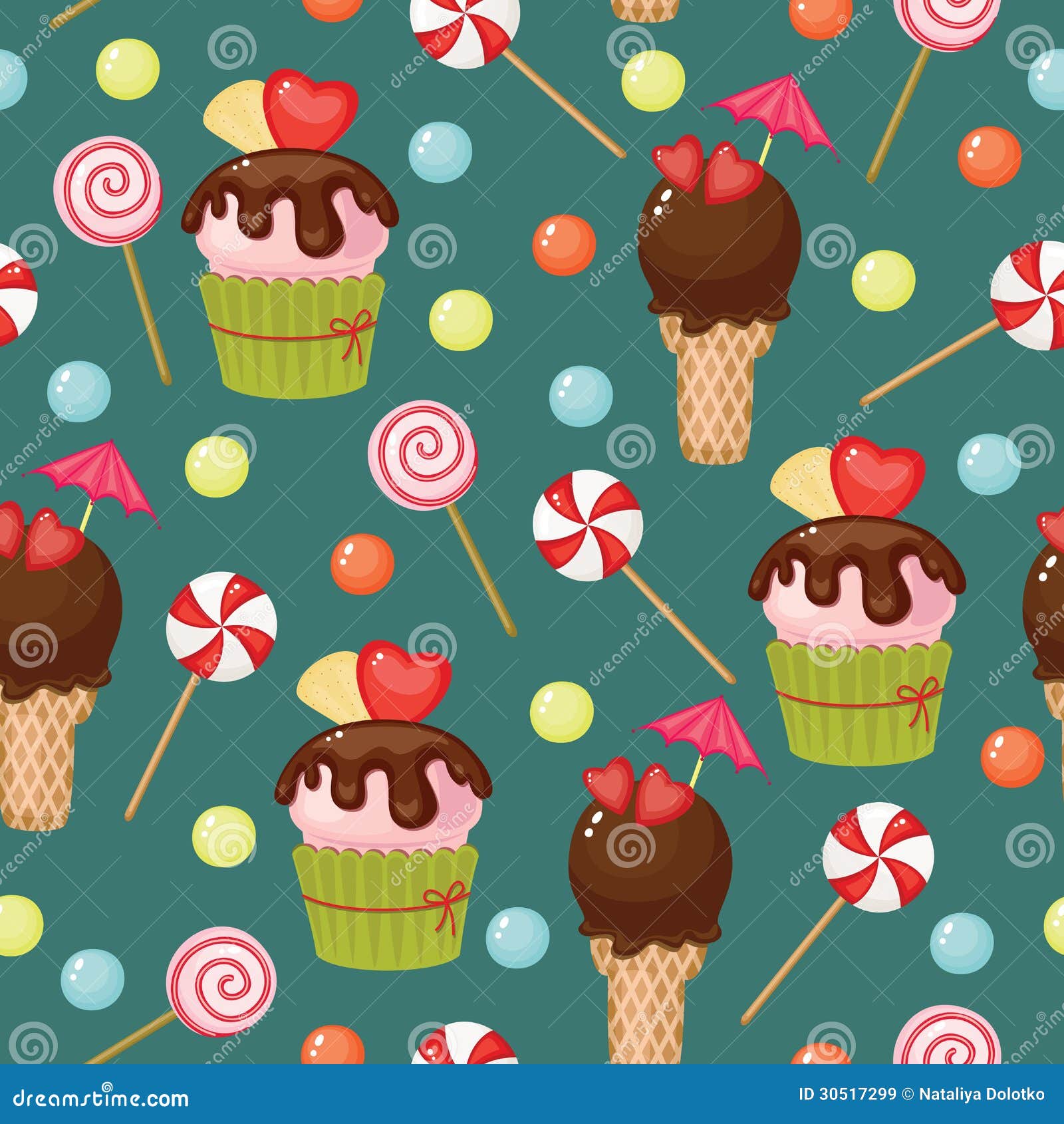 Seamless wallpaper stock vector. Illustration of retro - 30517299