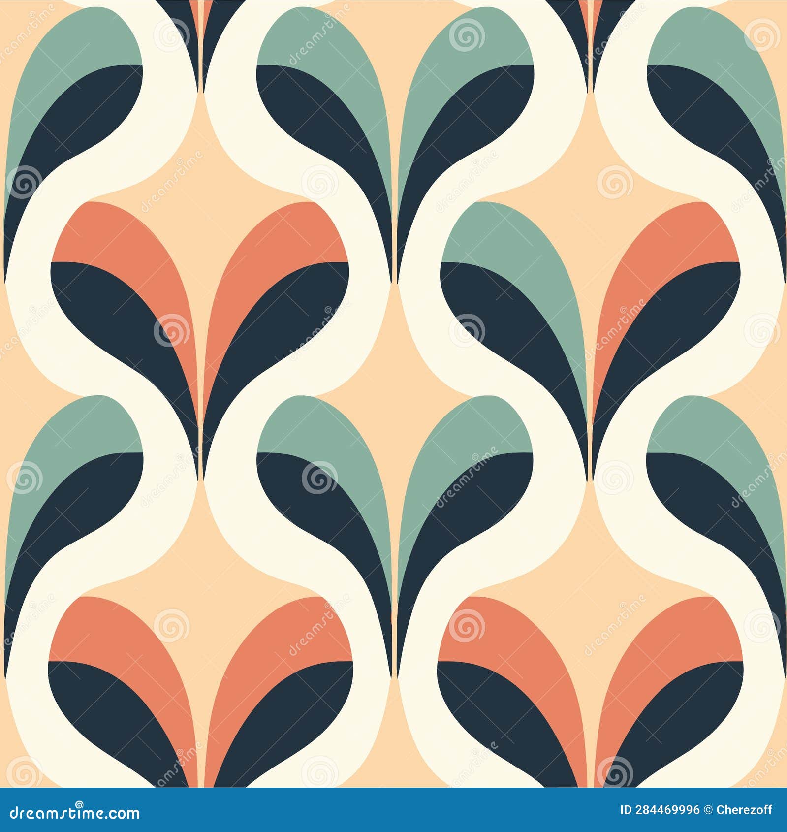 Seamless wallpaper texture stock vector. Illustration of creative ...
